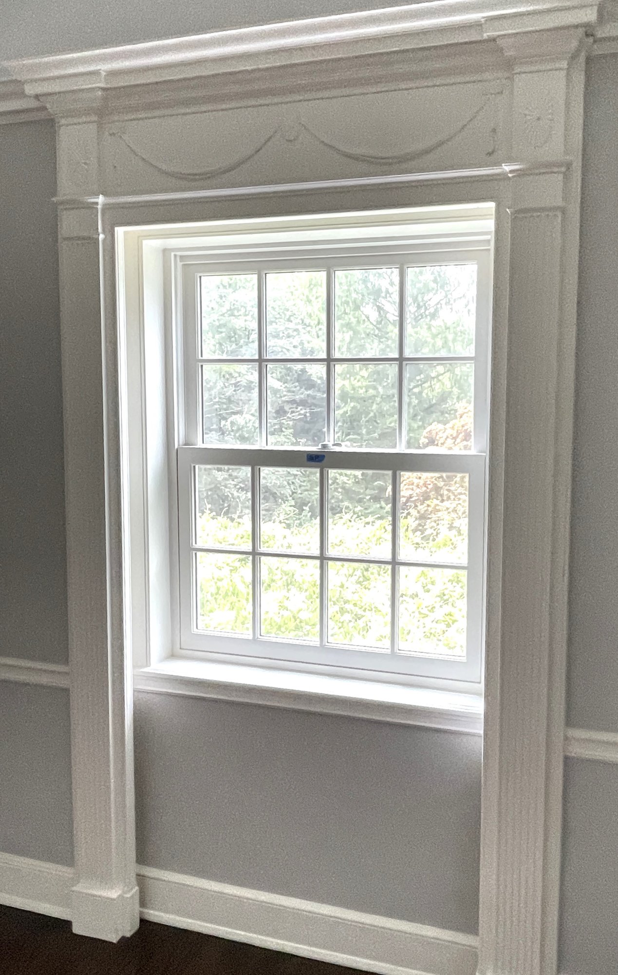 An Ornate Detailed Neo Classical Interior Window Trim Set - 2nd Flr ...