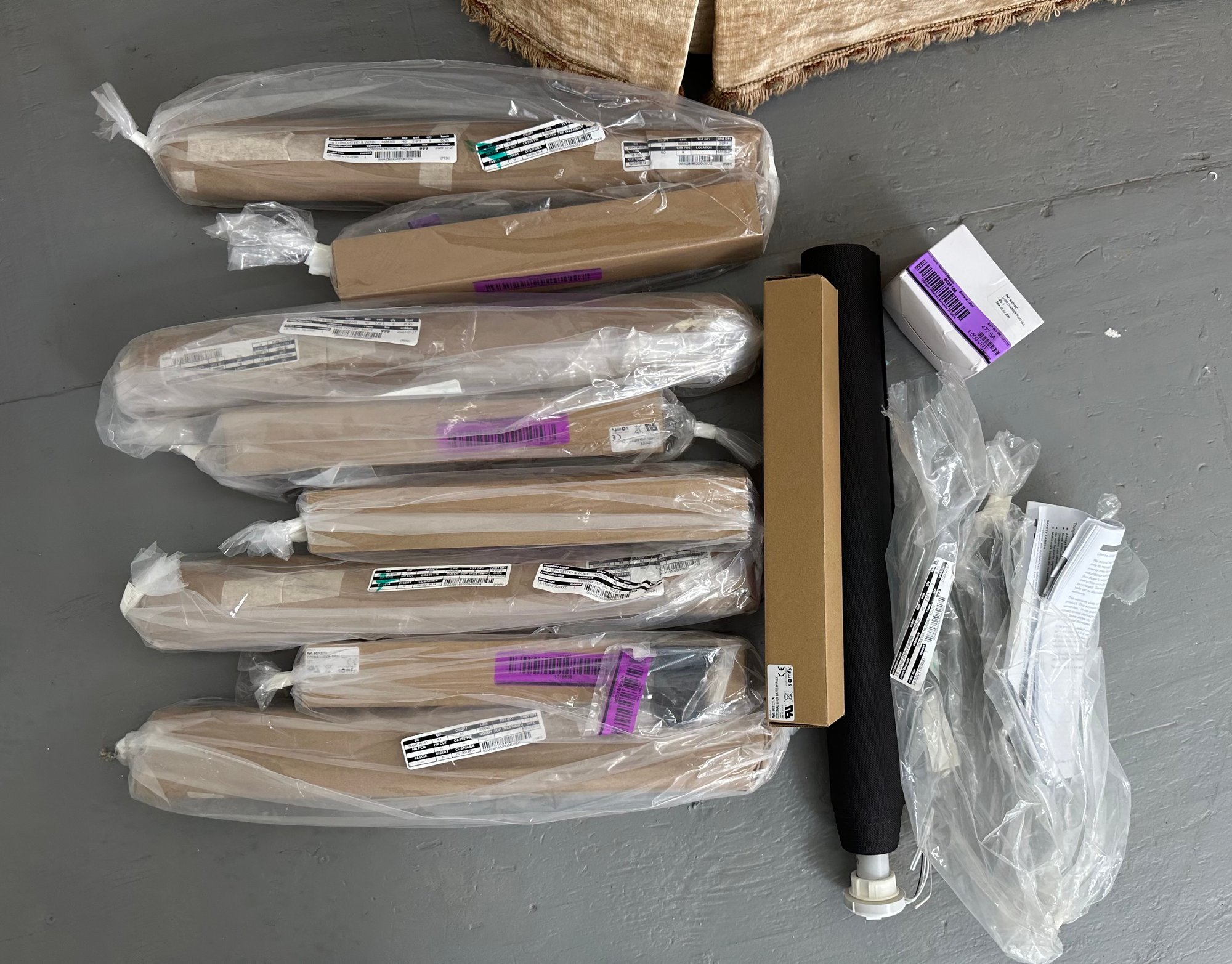 5 New Commercial Motorized Window Blinds - 18.7500 X 70.0000 Sizes ...