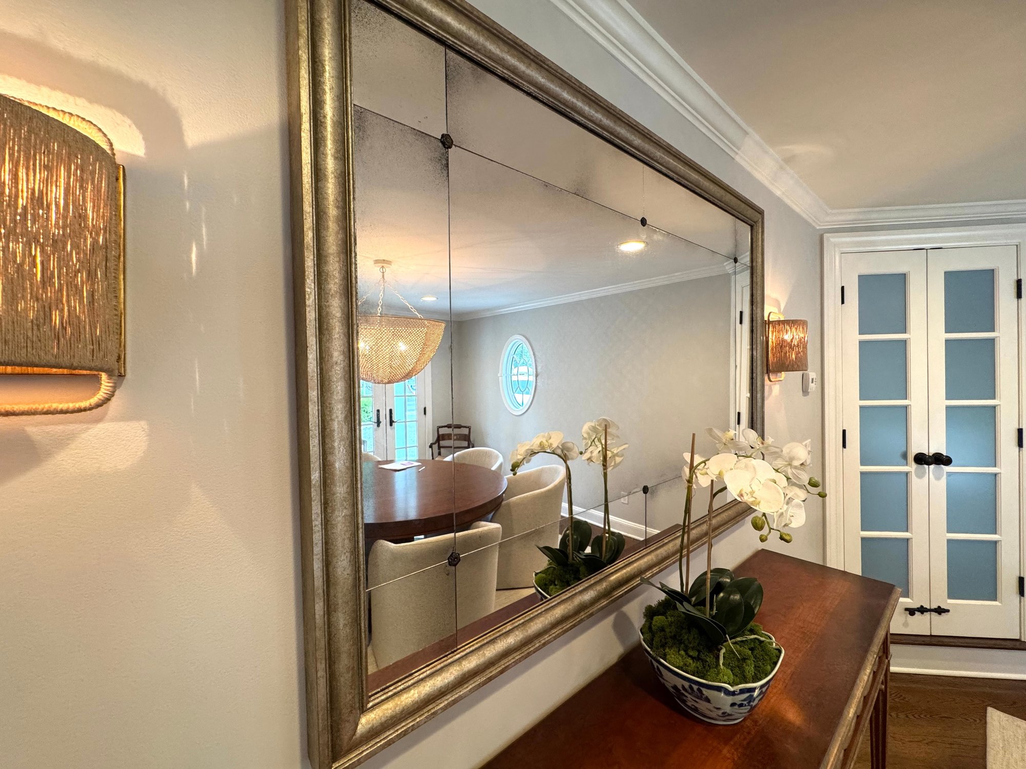 Beautiful Multi Paneled Mirror 5 Feet (LOC:F1) #2146355 | Auctionninja.com