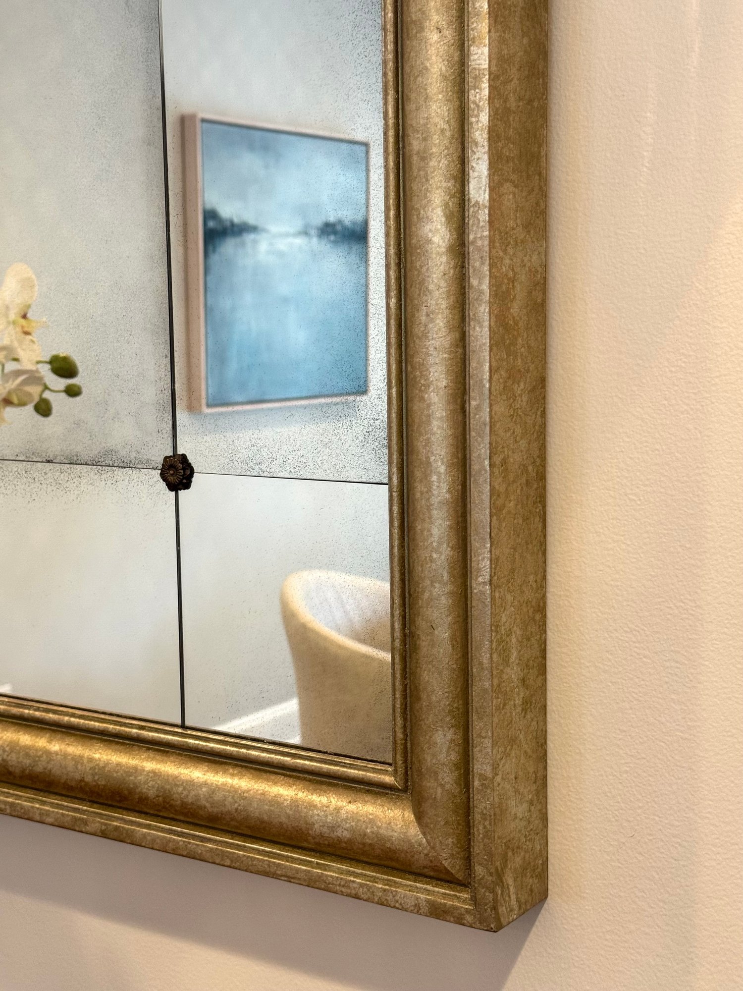 Beautiful Multi Paneled Mirror 5 Feet (LOC:F1) #2146355 | Auctionninja.com