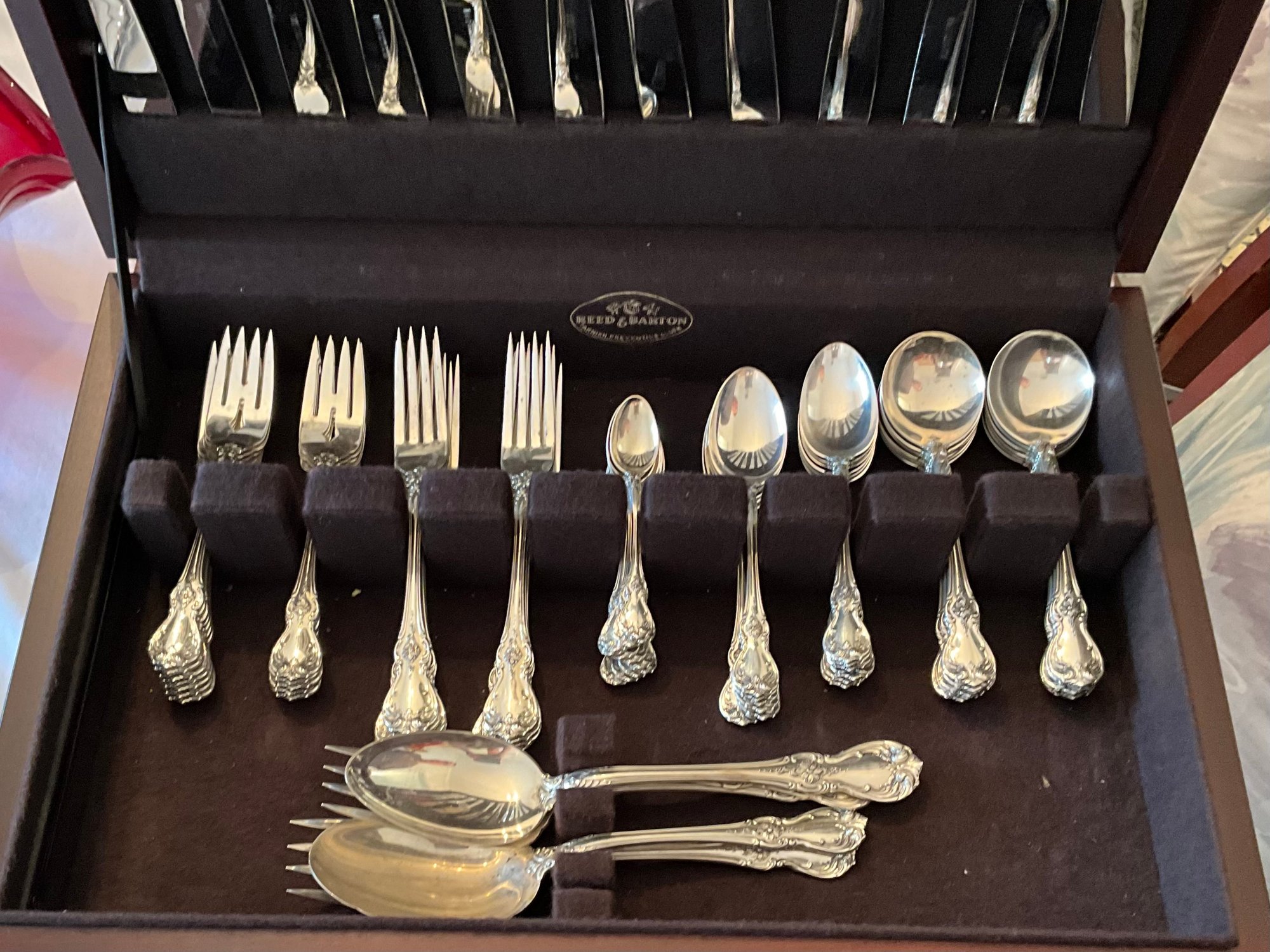 Towle Sterling Silver Old Master Flatware With Case #2026651 ...