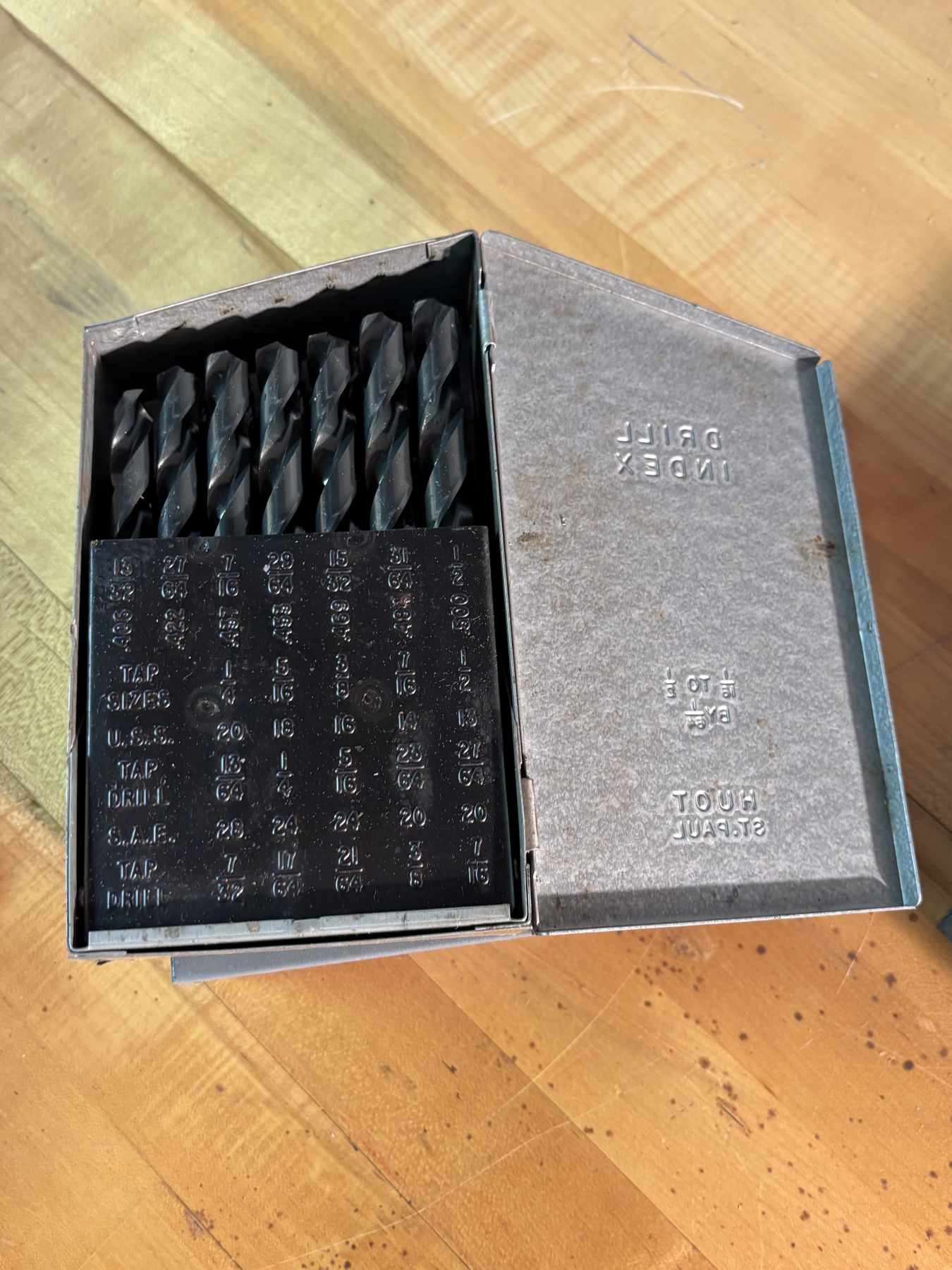 Lots Of Drill Bits And Bit Boxes #40872925 | Auctionninja.com