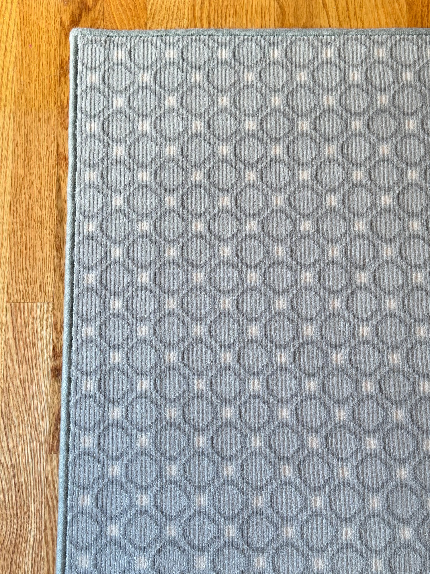 Redi Cut Custom Flat Weave Wool Carpet In Grey Tones 14 X 11 (LOC: W1 ...