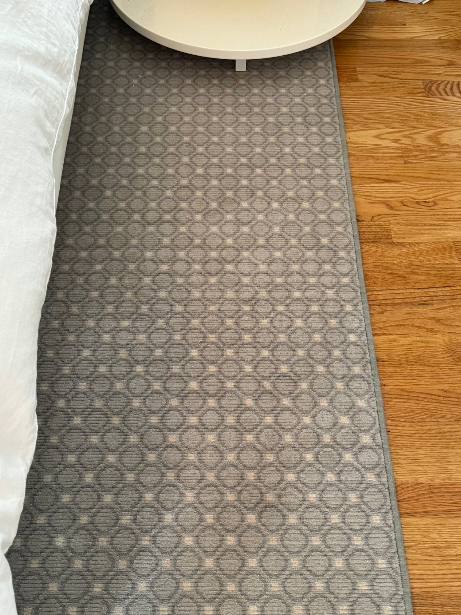 Redi Cut Custom Flat Weave Wool Carpet In Grey Tones 14 X 11 (LOC: W1 ...