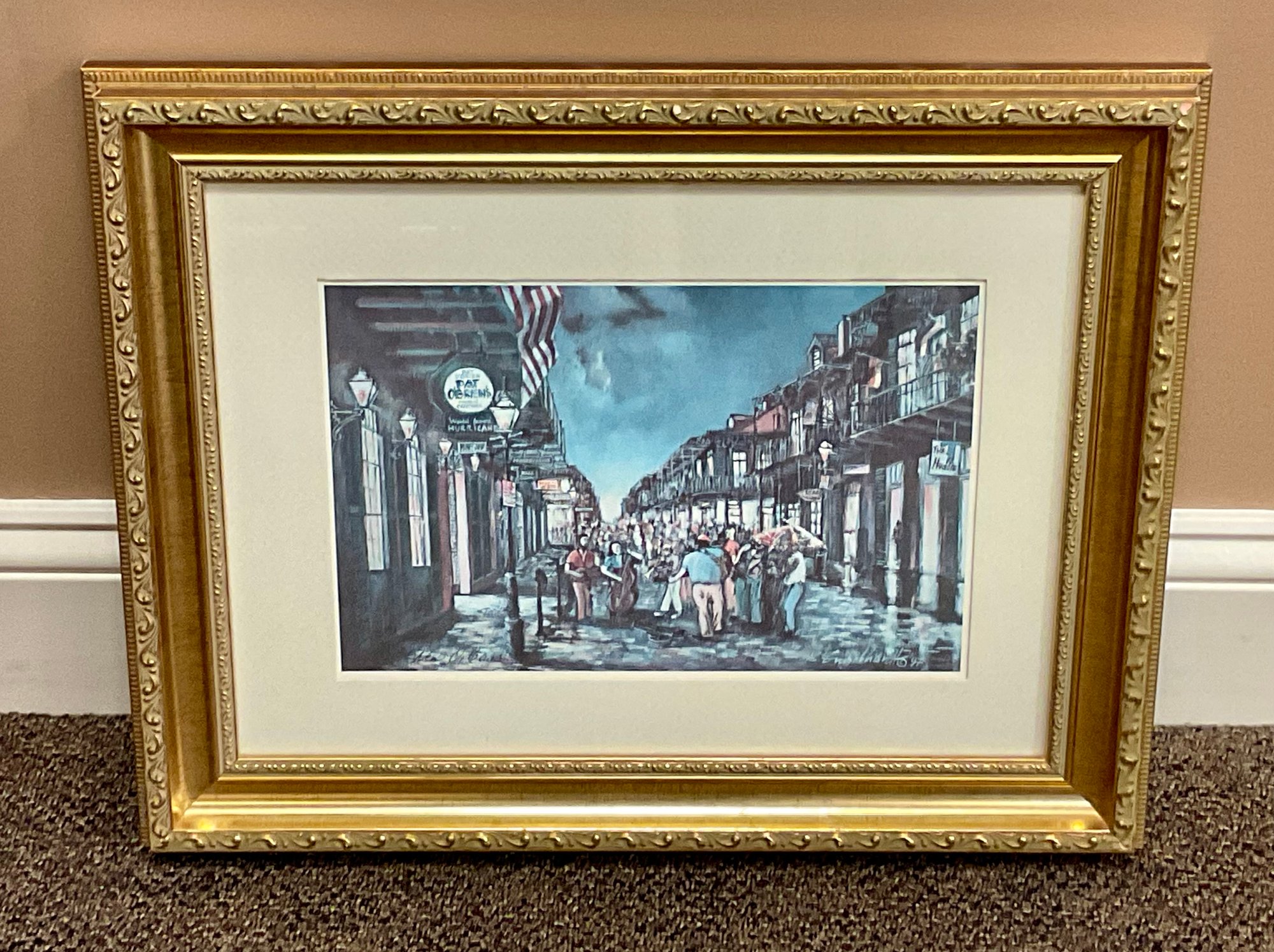NEW ORLEANS French Quarter Signed And Dated Custom Frames Art #1973761 ...