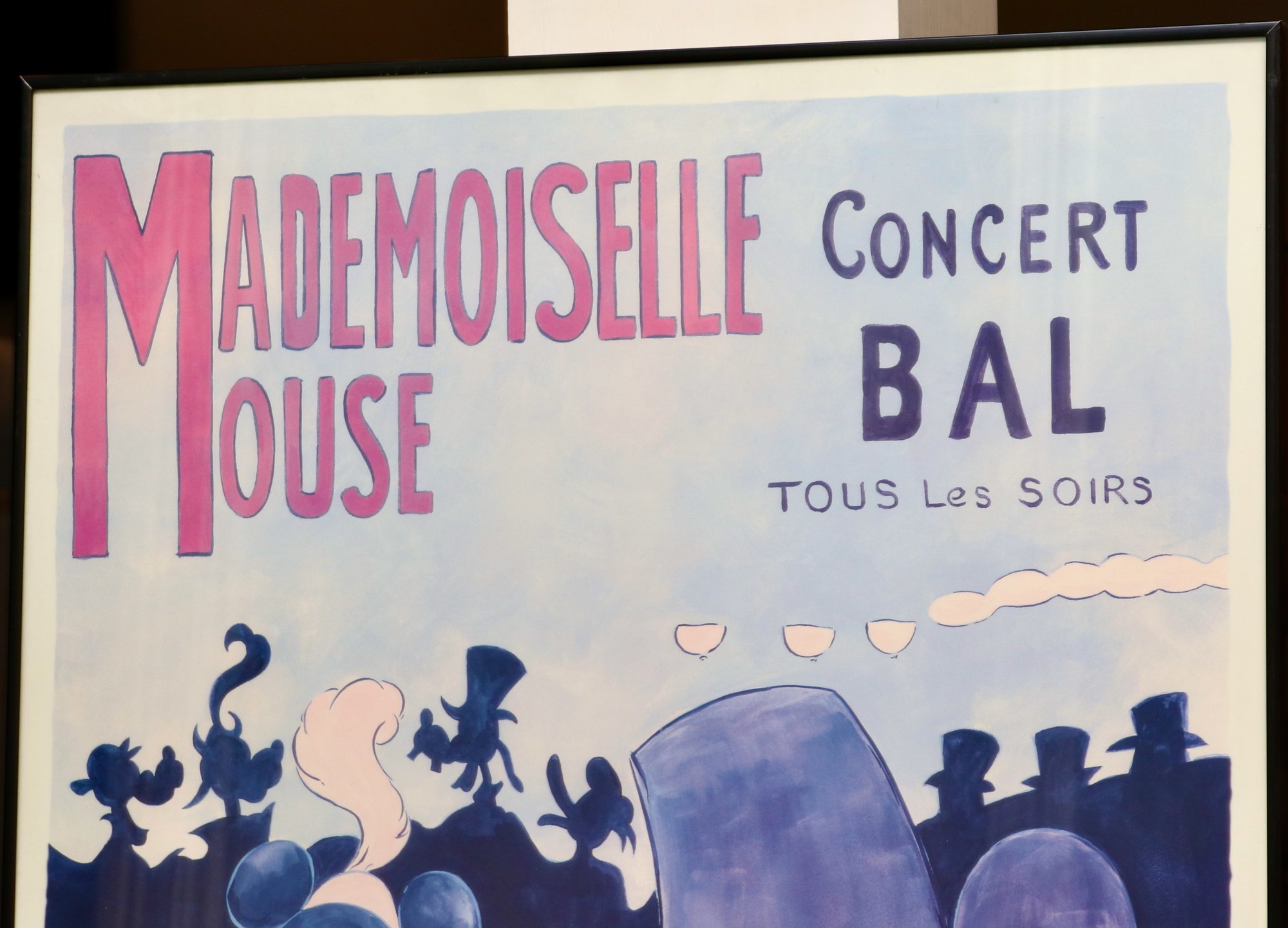 Mademoiselle Mouse Vintage Disney Original Lithograph Poster #1934246 ...