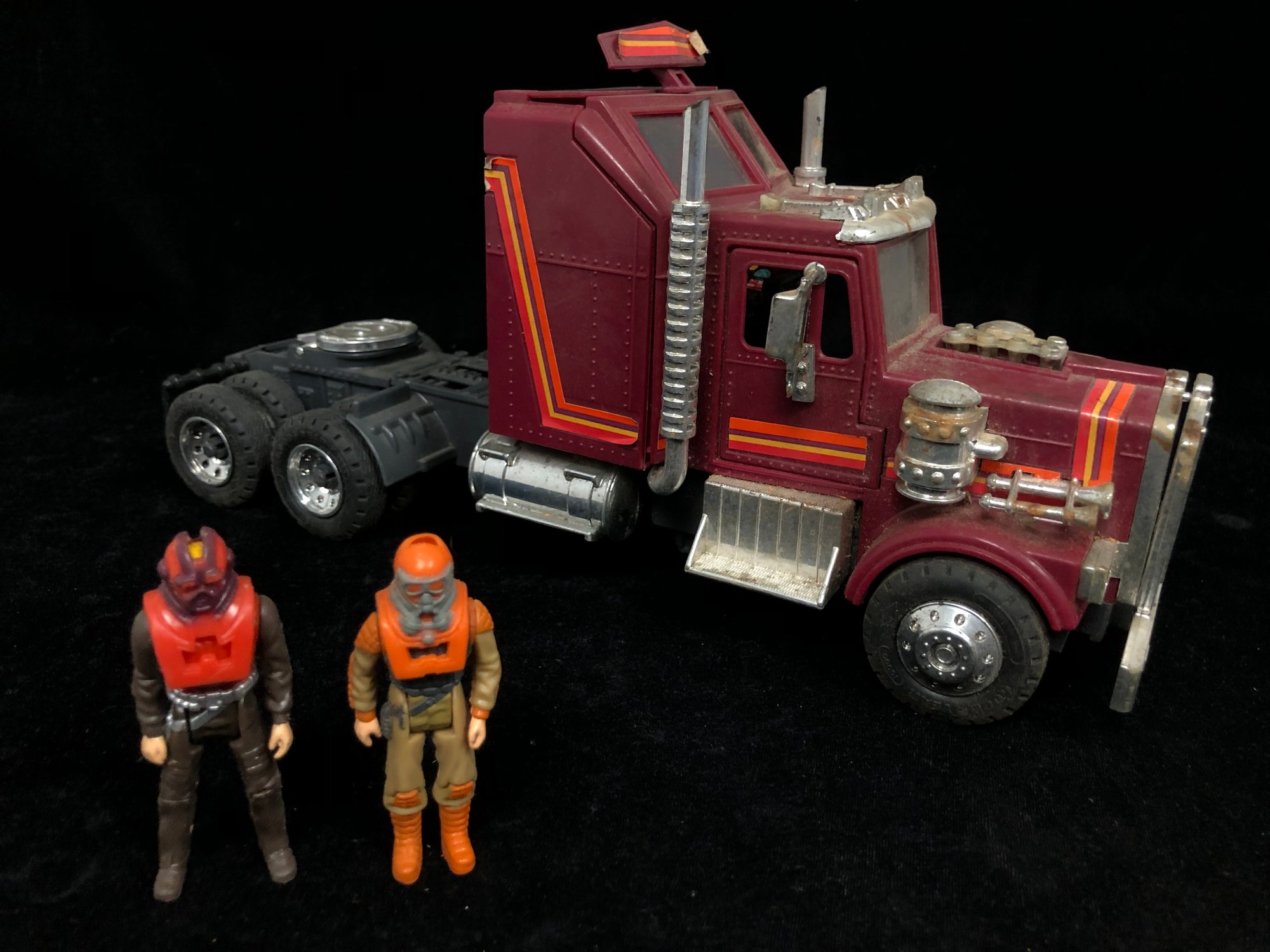 Original M.A.S.K. 1985 Rhino Matt Trakker & Bruce Sato Mask Series Semi ...