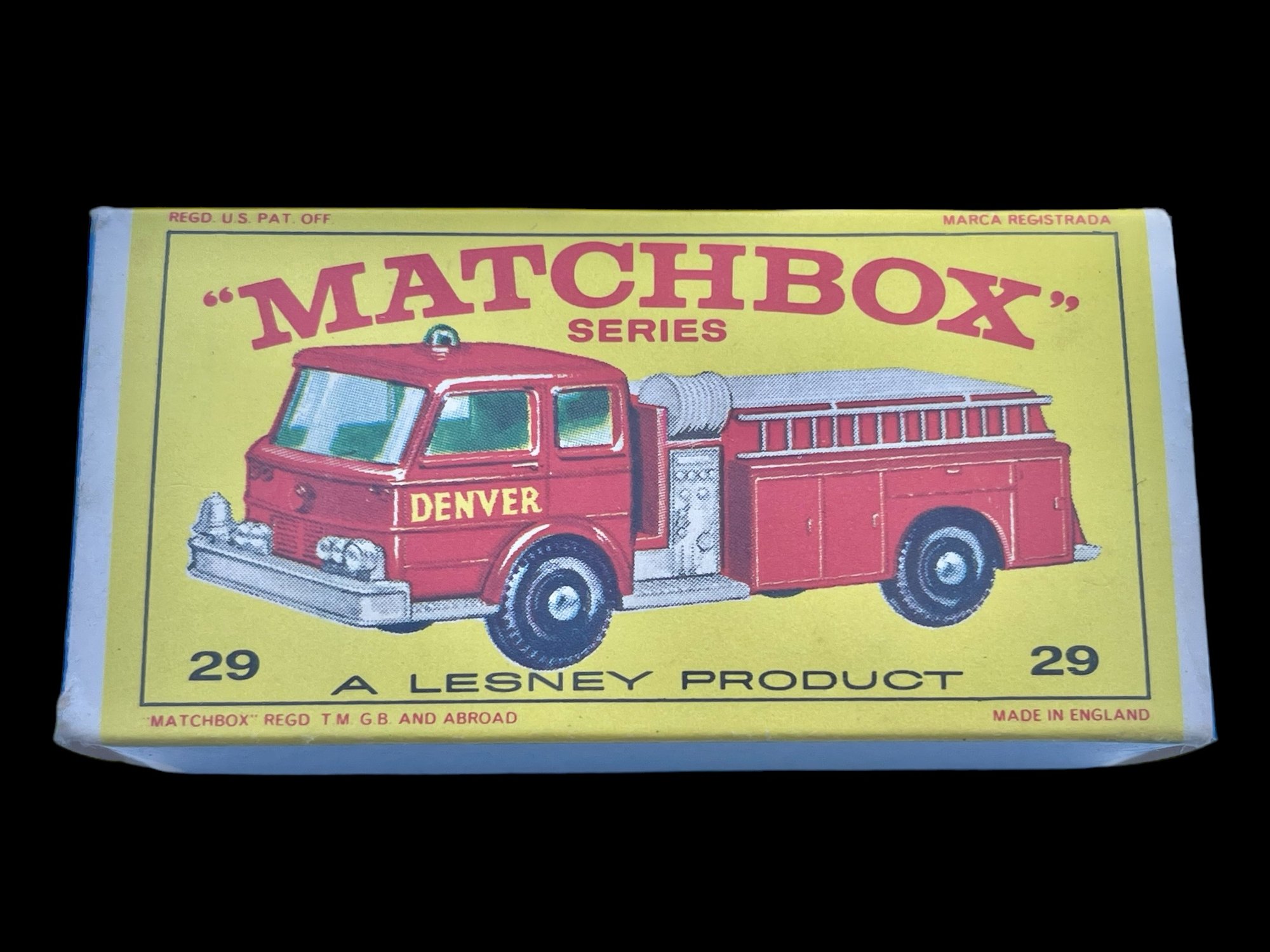 Vtg Matchbox #29 Fire Pumper Truck DENVER Original Box #1979182 ...