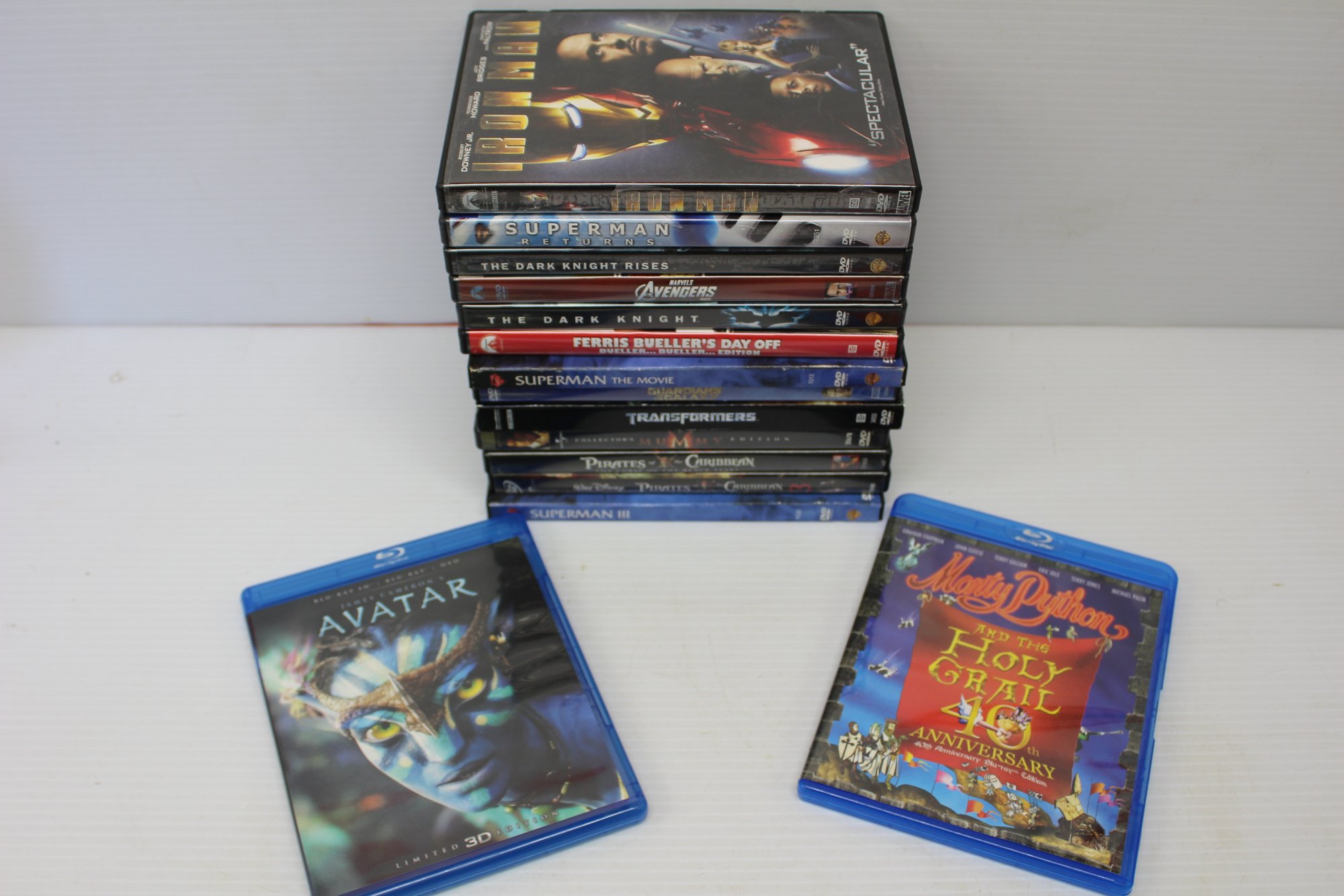 Mixed Lot Of DVDs With Avatar Bluray, Monty Python's Holy Grail Bluray ...
