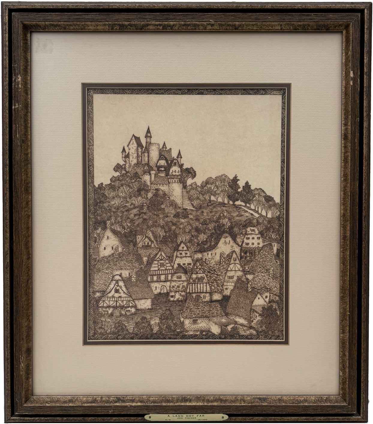 A Vintage Lithograph, Signed And Numbered, A Land Not Far, Jeri ...