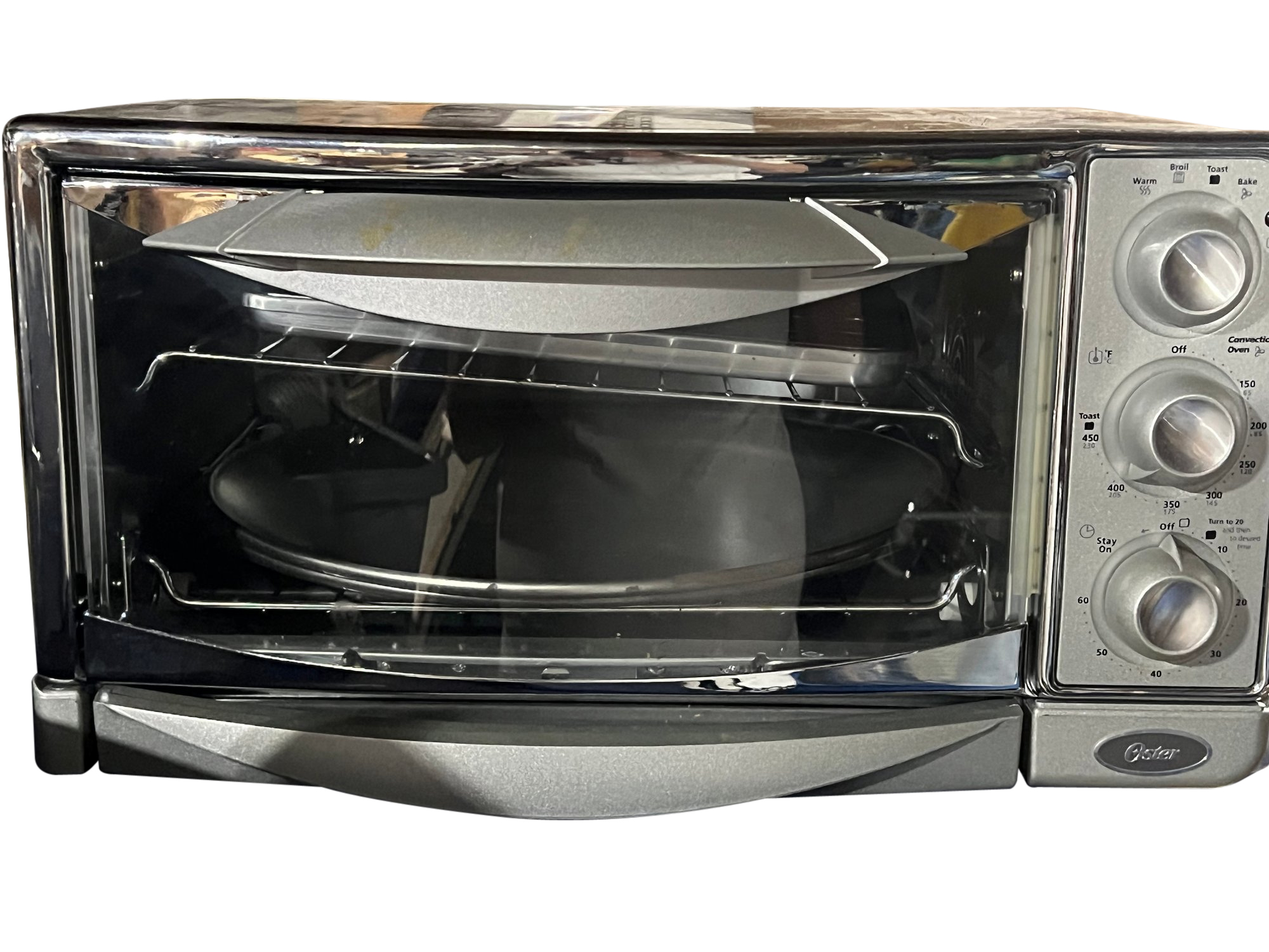 Oster Stainless Toaster Oven With Dial Controls #1955300 | Auctionninja.com