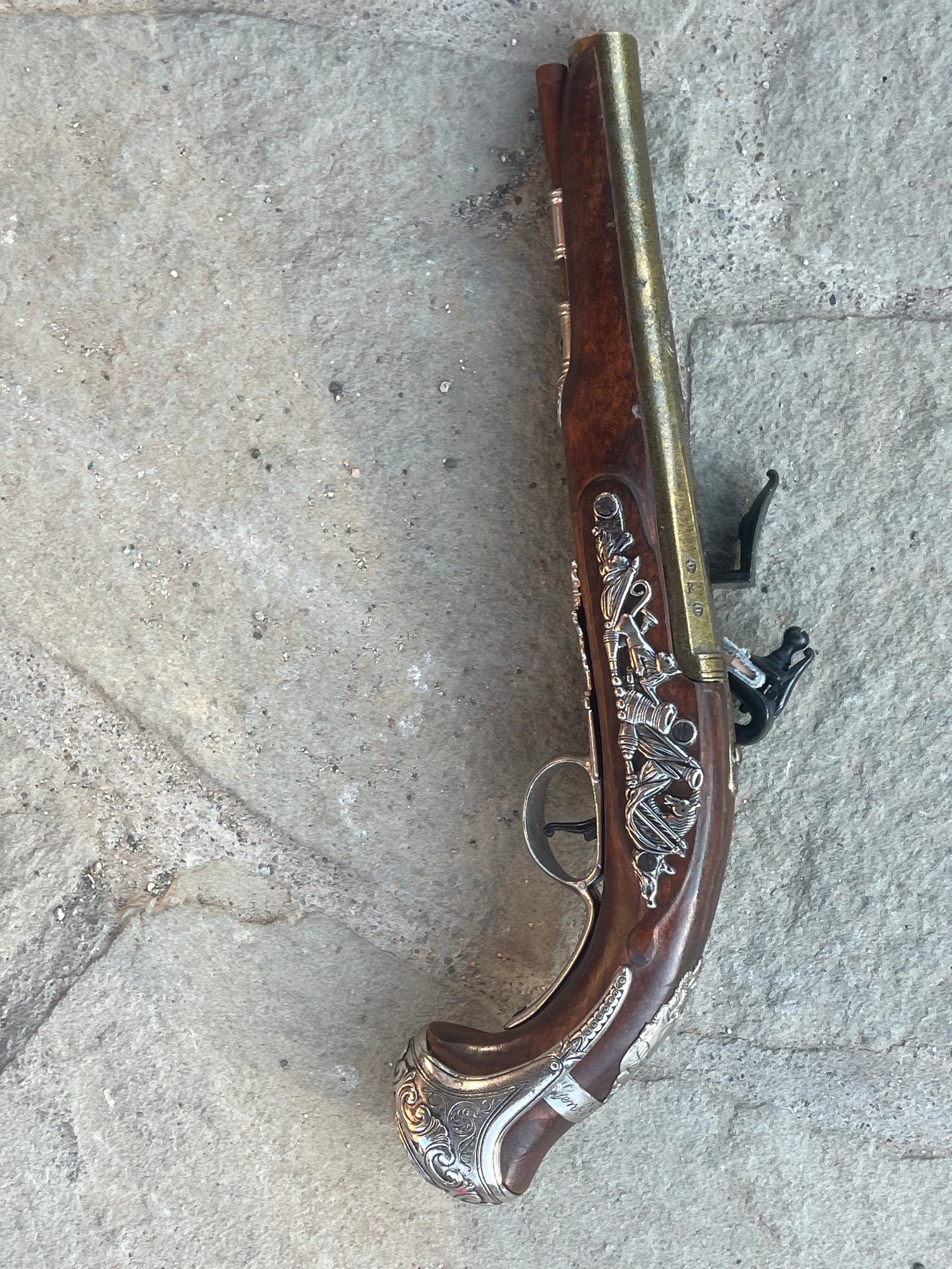 Antique Replica 18th Century English Flintlock Pistol #1946212 ...