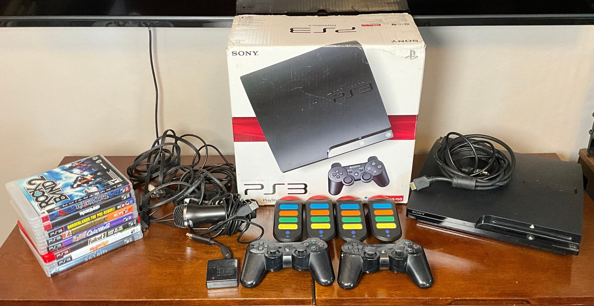 PS3 With Games, Controllers & Accessories. #2137813 | Auctionninja.com