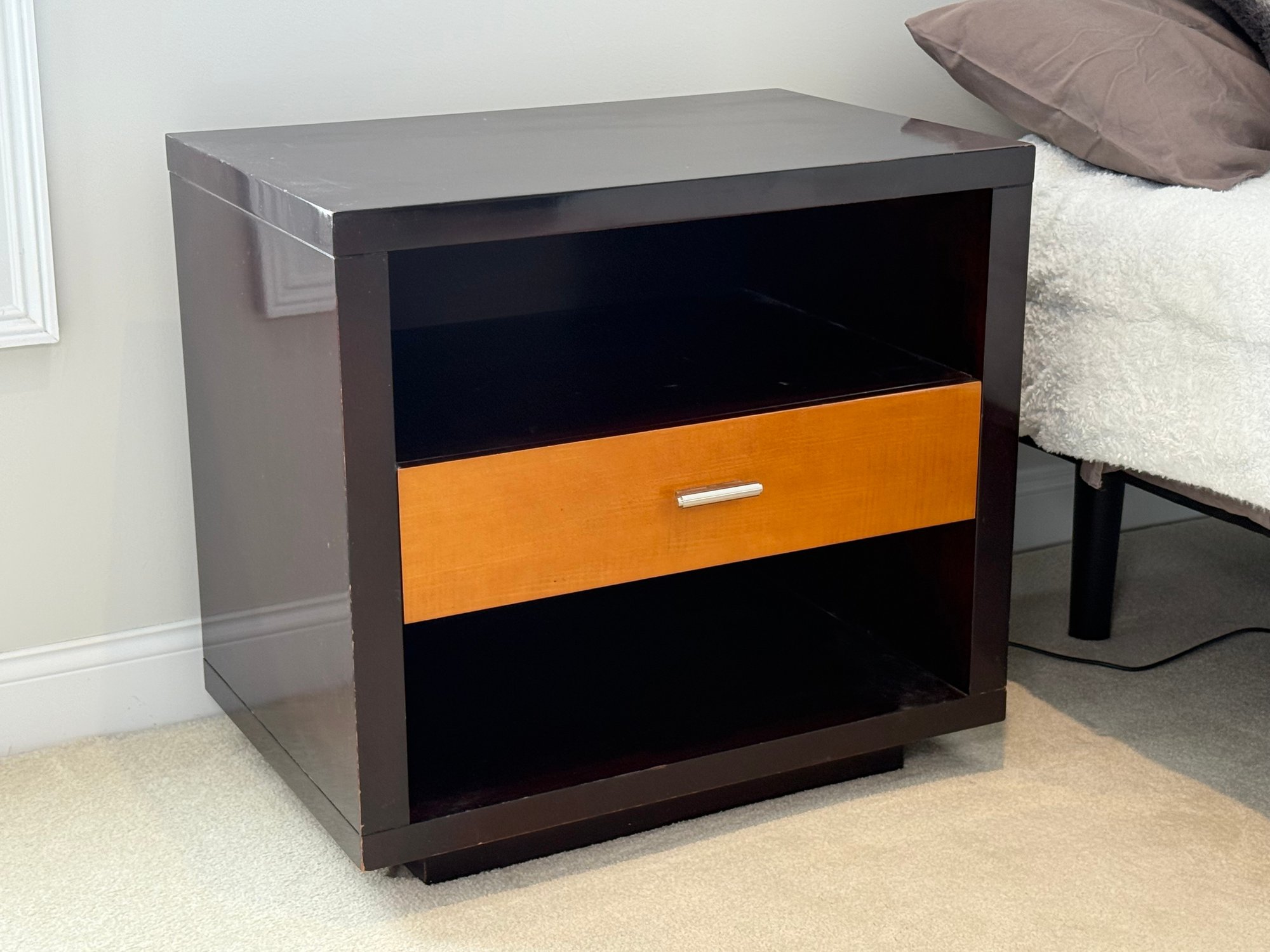 Stickley Furniture John Widdicomb Collection Night Stand With Richly ...