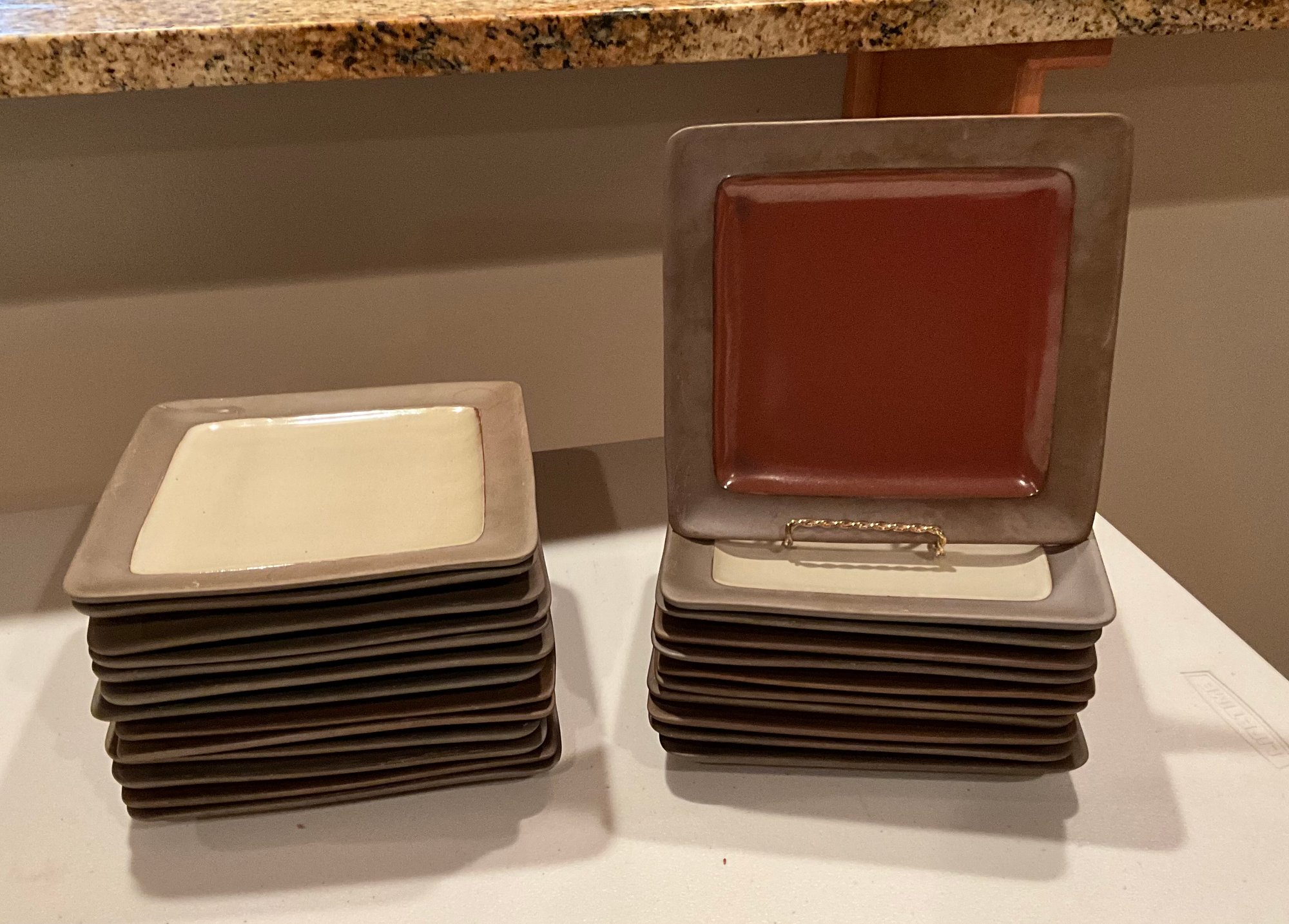 Sango Canyon Square Salad/Appetizer Plates #1944678 | Auctionninja.com