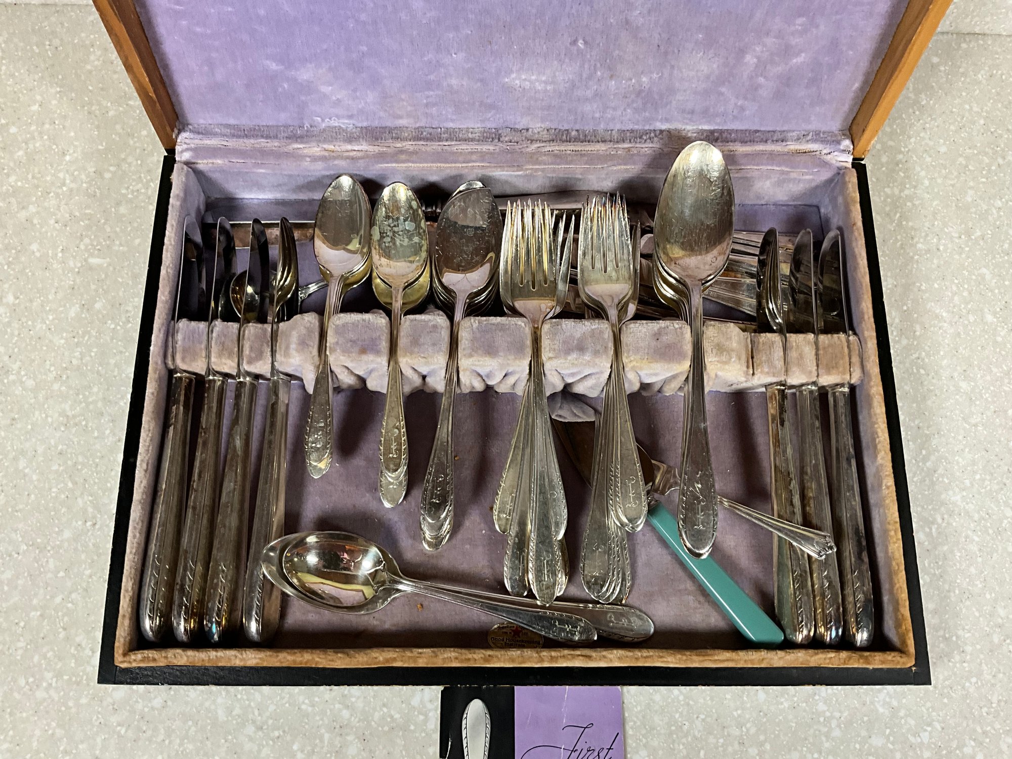 International Silver Co. First Lady Sterling Inlaid Flatware (Holmes ...