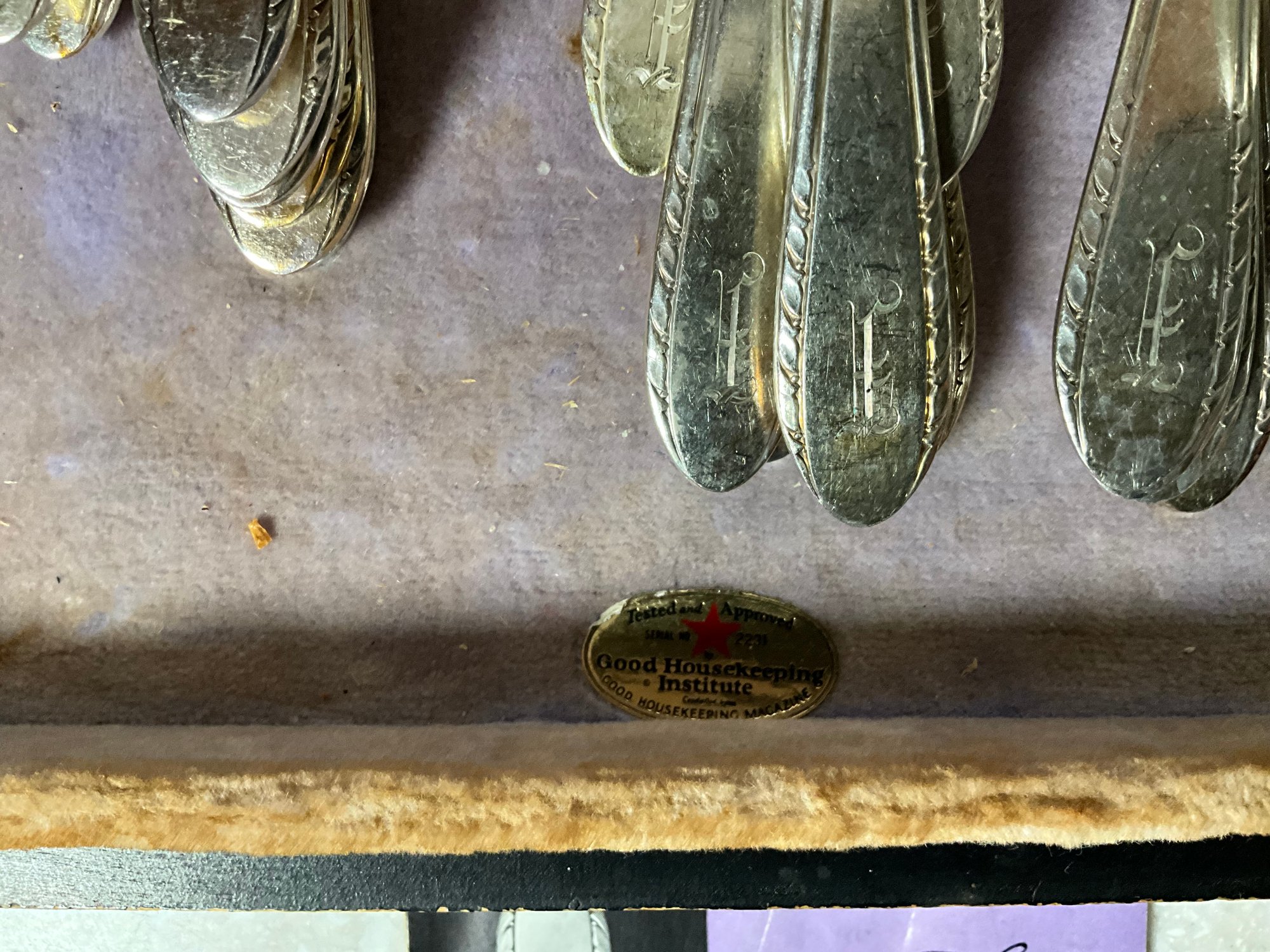 International Silver Co. First Lady Sterling Inlaid Flatware (Holmes ...