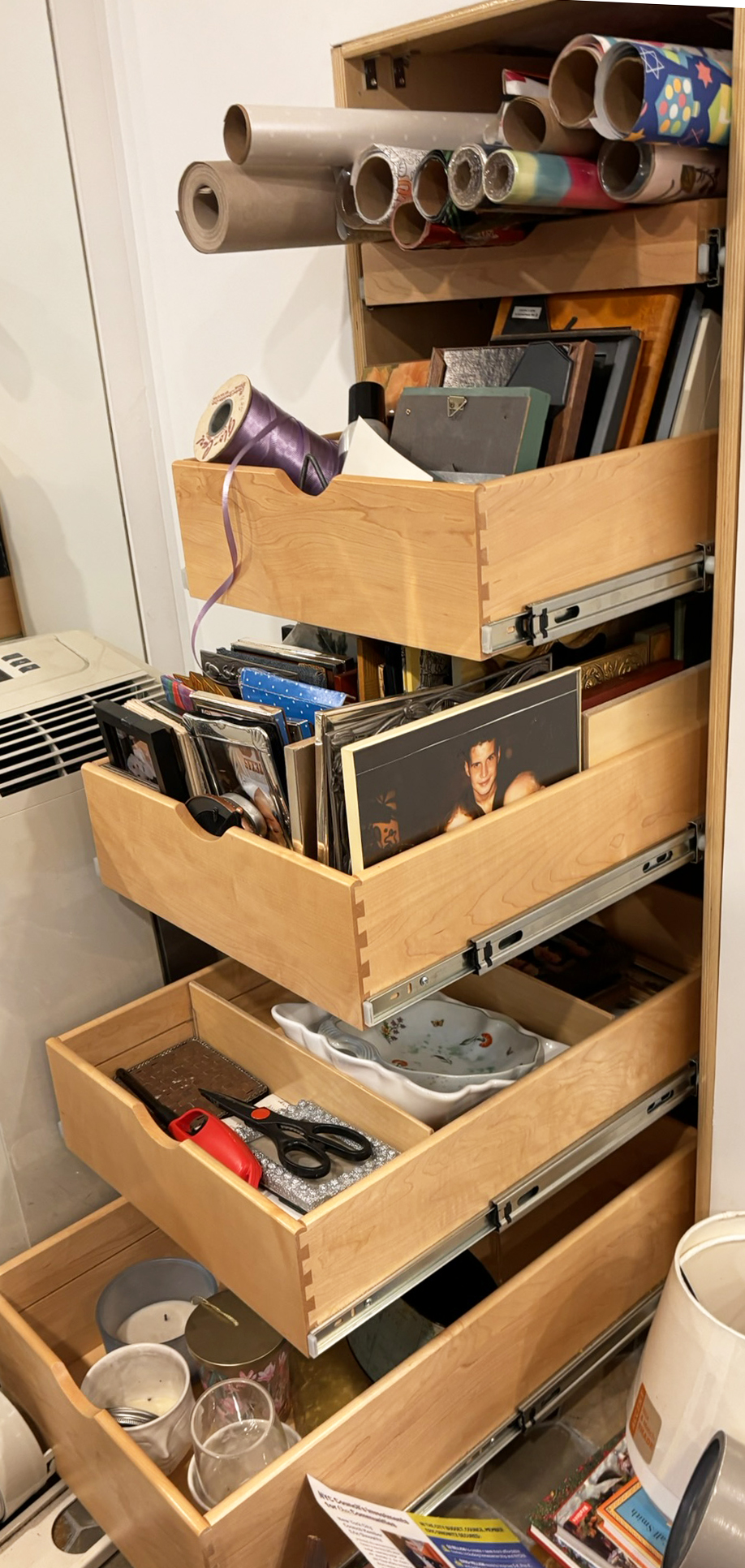 Wrapping, Gift, And Framing Items - Several Drawers Full! #40801223 ...