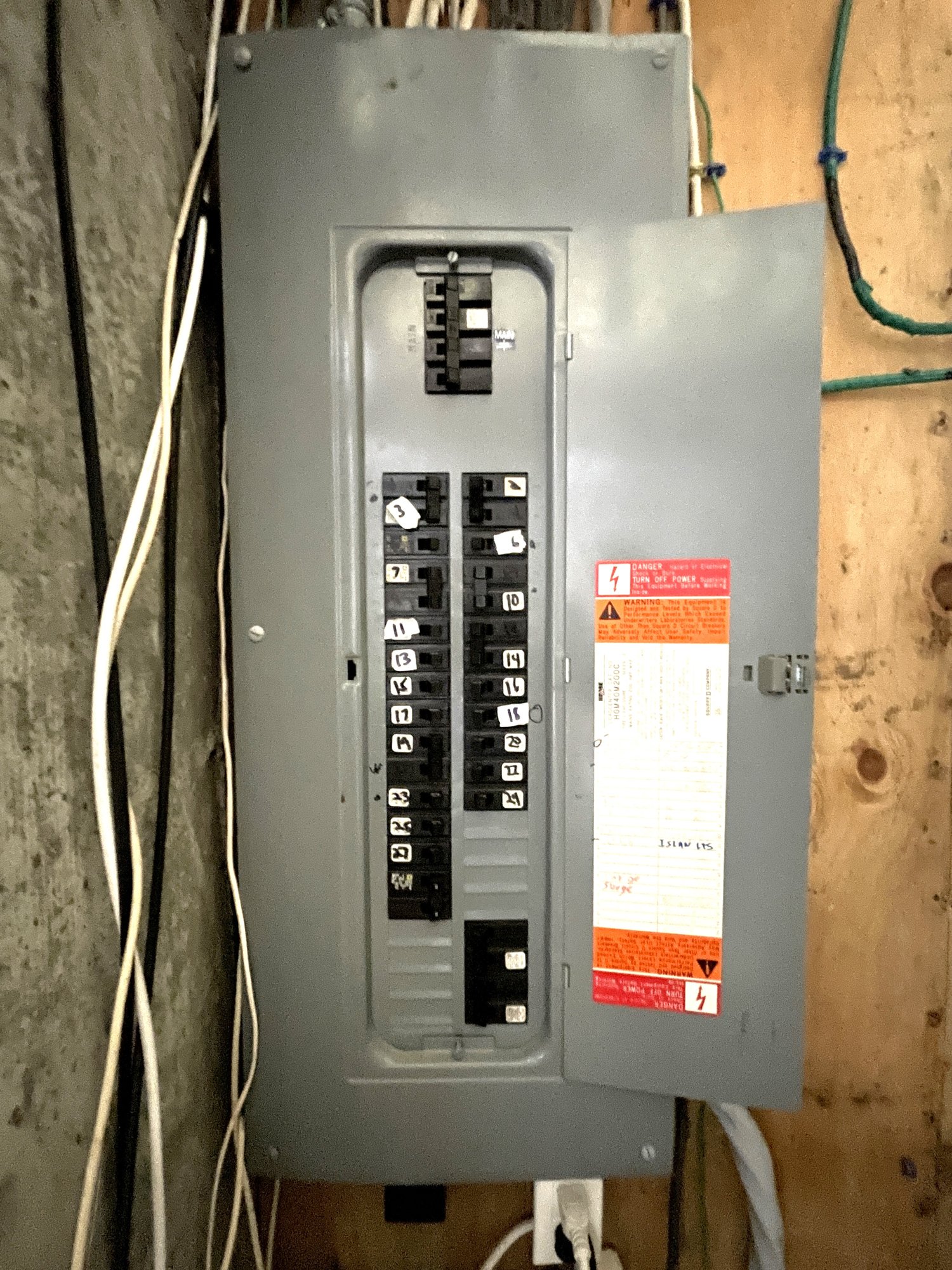 A Pair Of Square D Electric Panel Boxes #1949460 | Auctionninja.com