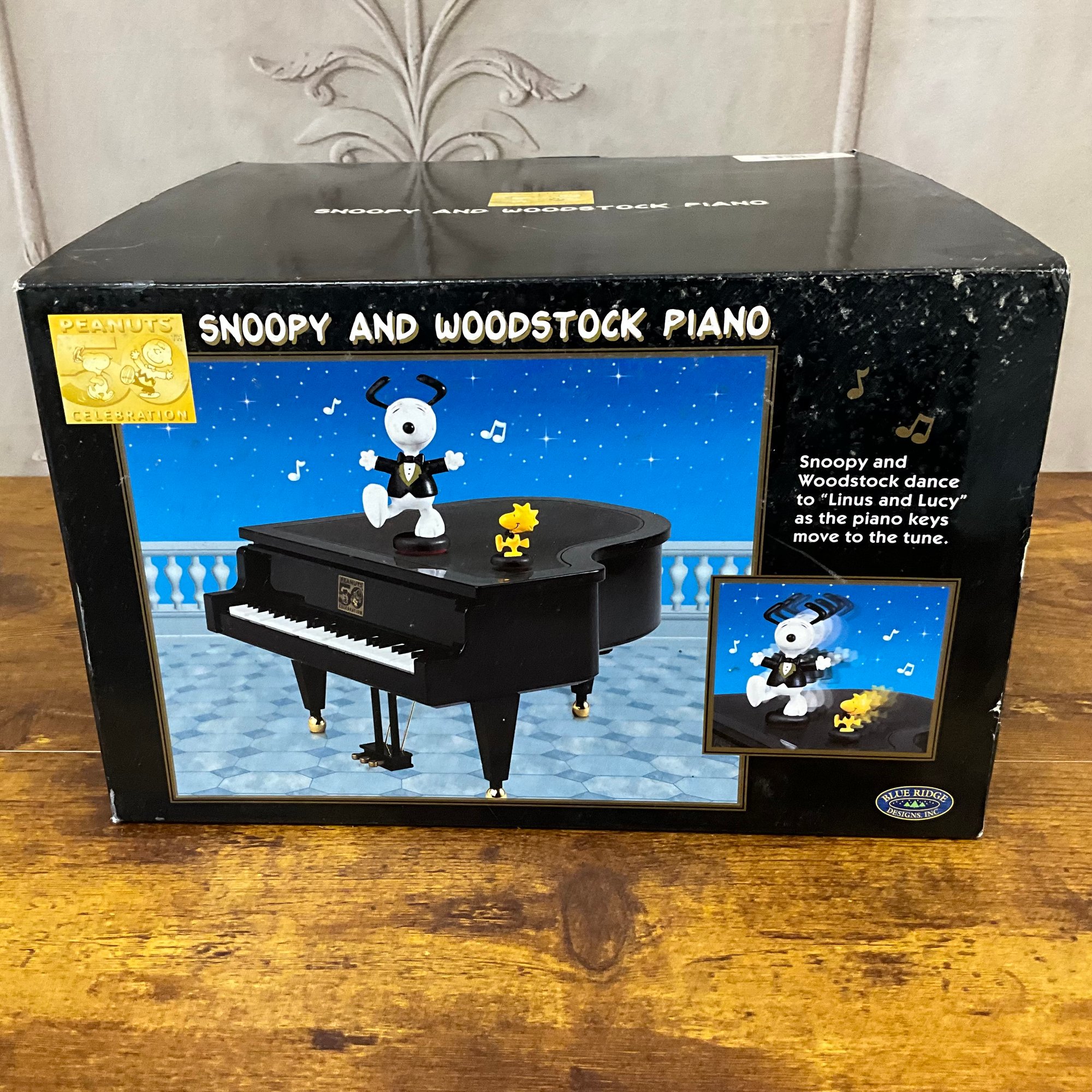 Blue Ridge Designs Inc Snoopy & Woodstock Piano Peanuts 50th ...