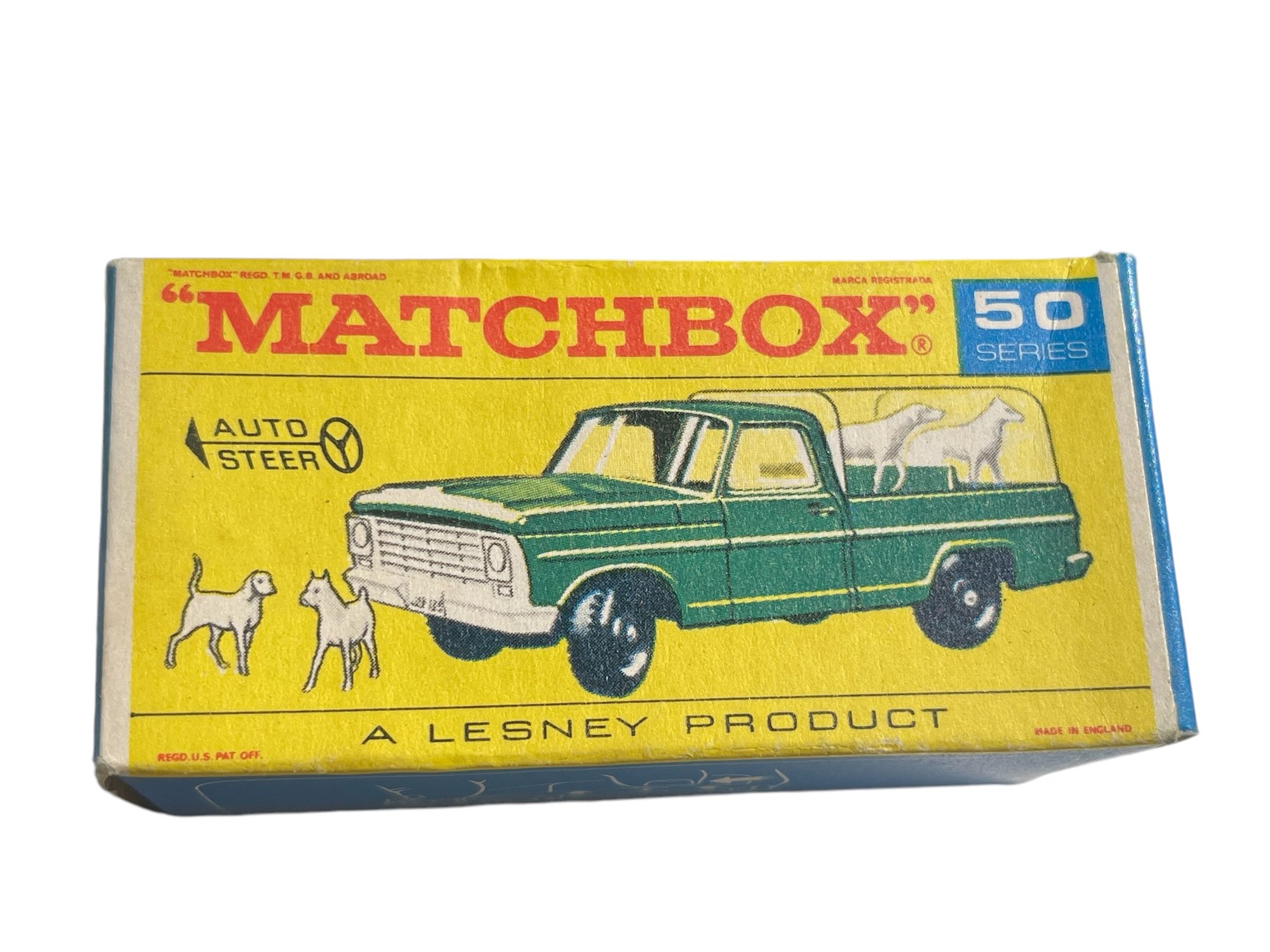 Matchbox #50 Kennel Truck With 2 Dogs Original Box #1980728 ...