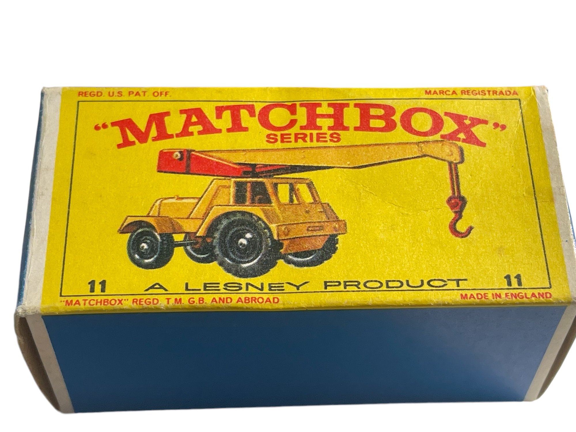 Vintage Matchbox #11 Jumbo Crane With Original Box (very Slight ...