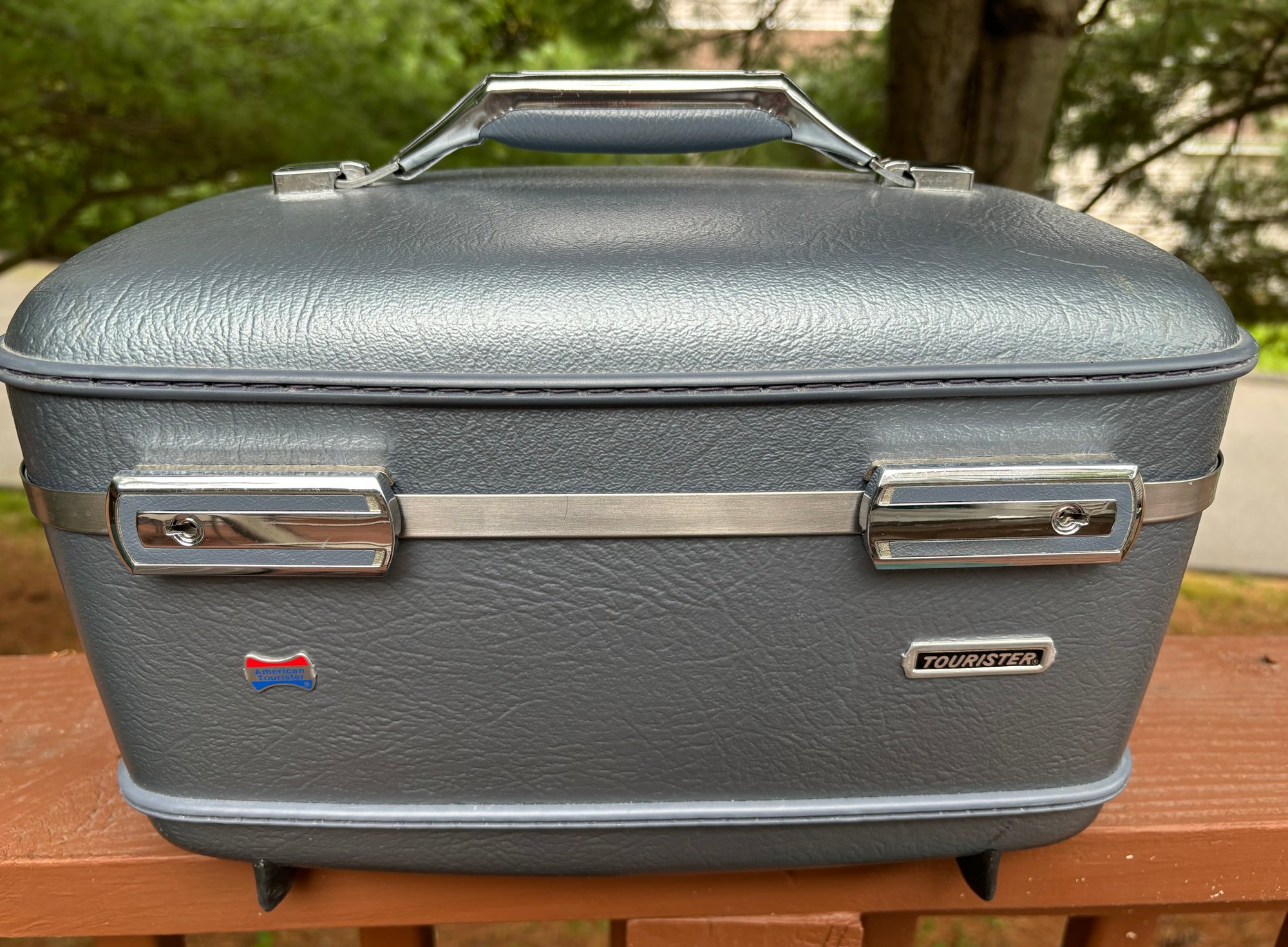 Retro American Tourister Train Case Removable Tray With 2 Keys Clean ...