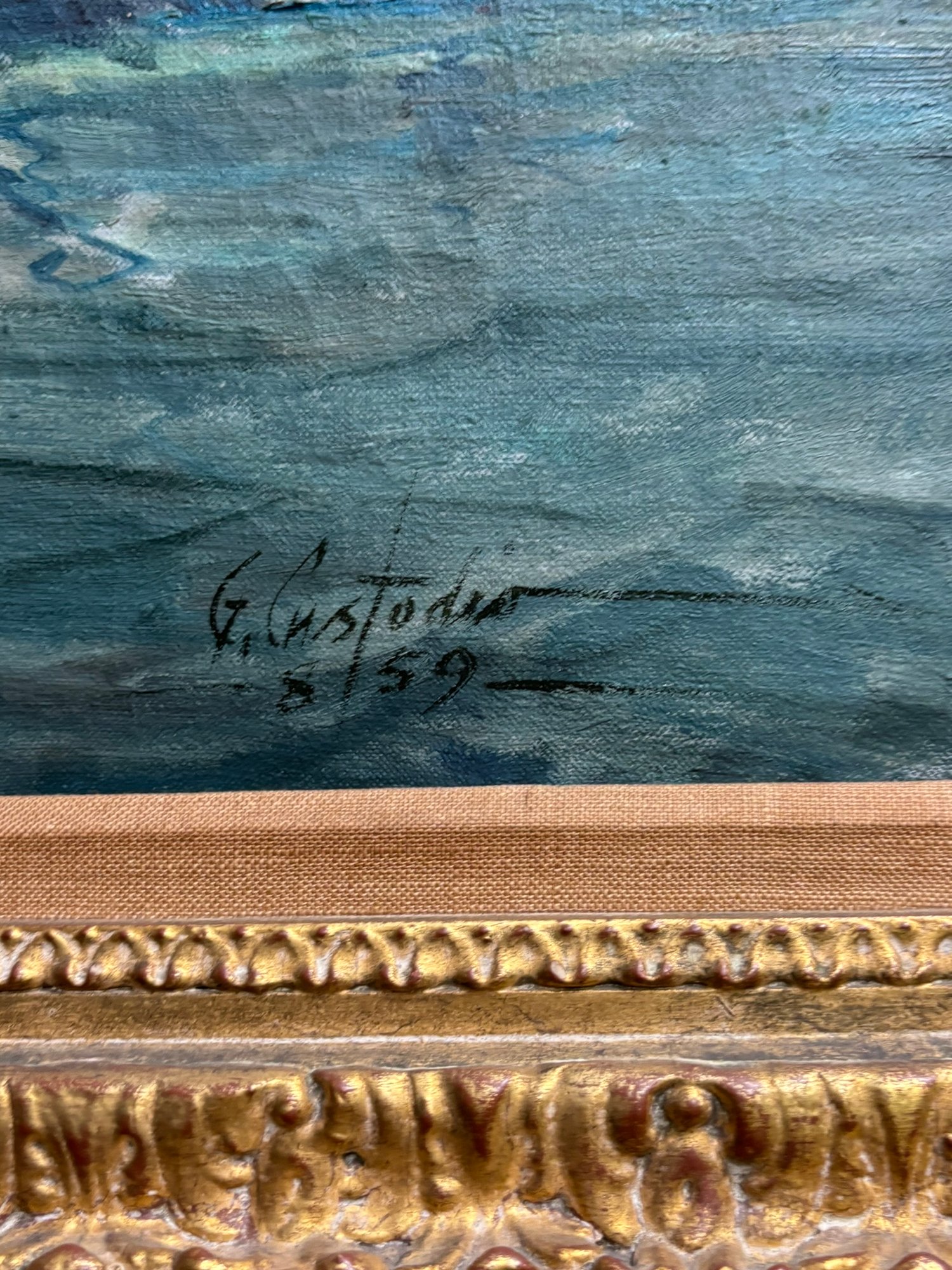 CUSTODIO Gabriel (Philippines 1912-1993), Harbor Scene, 1959, Oil On ...