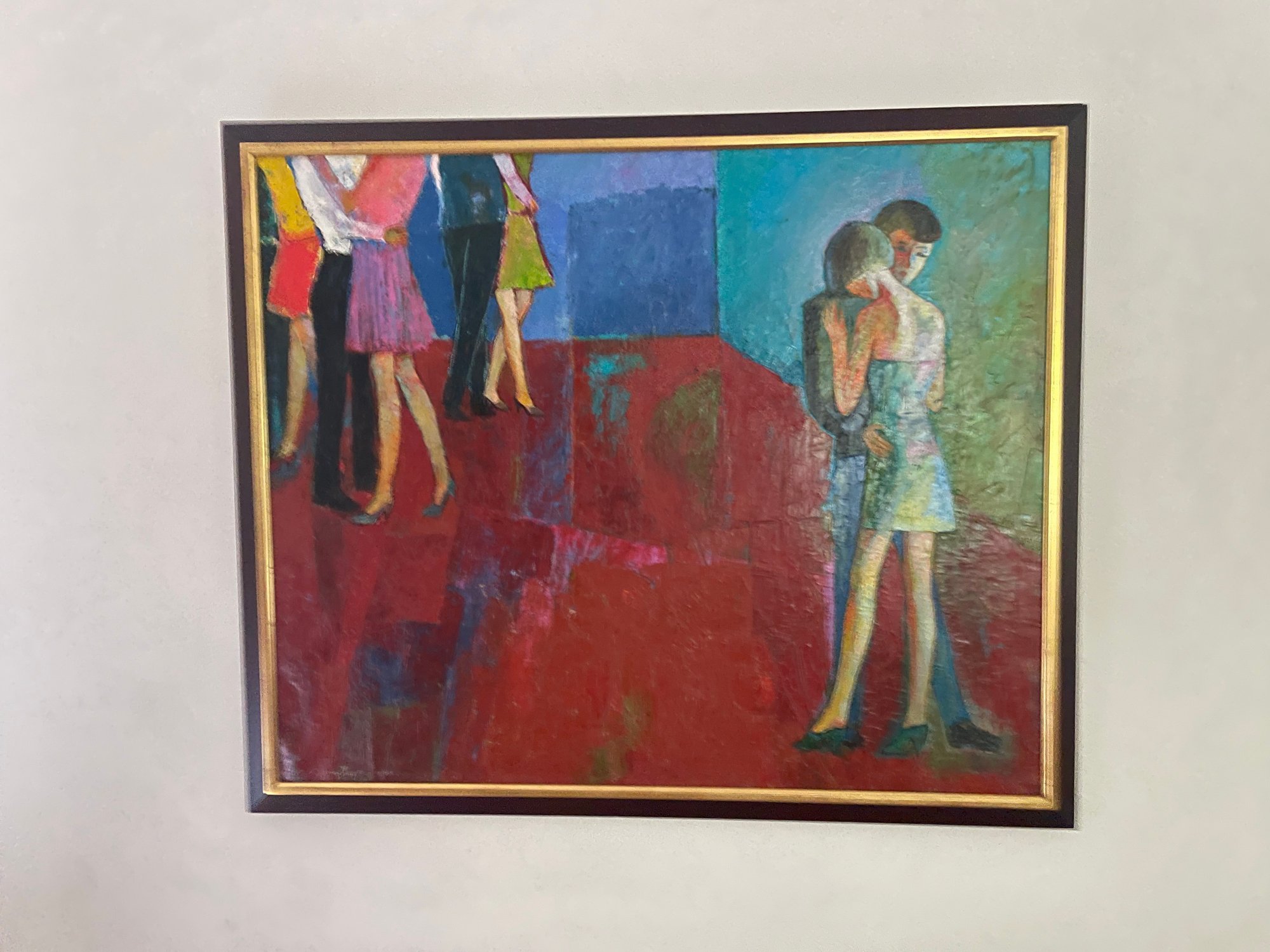 Oil Painting, Titled Dance By Listed Artist Murman Kuchava #2125258 ...