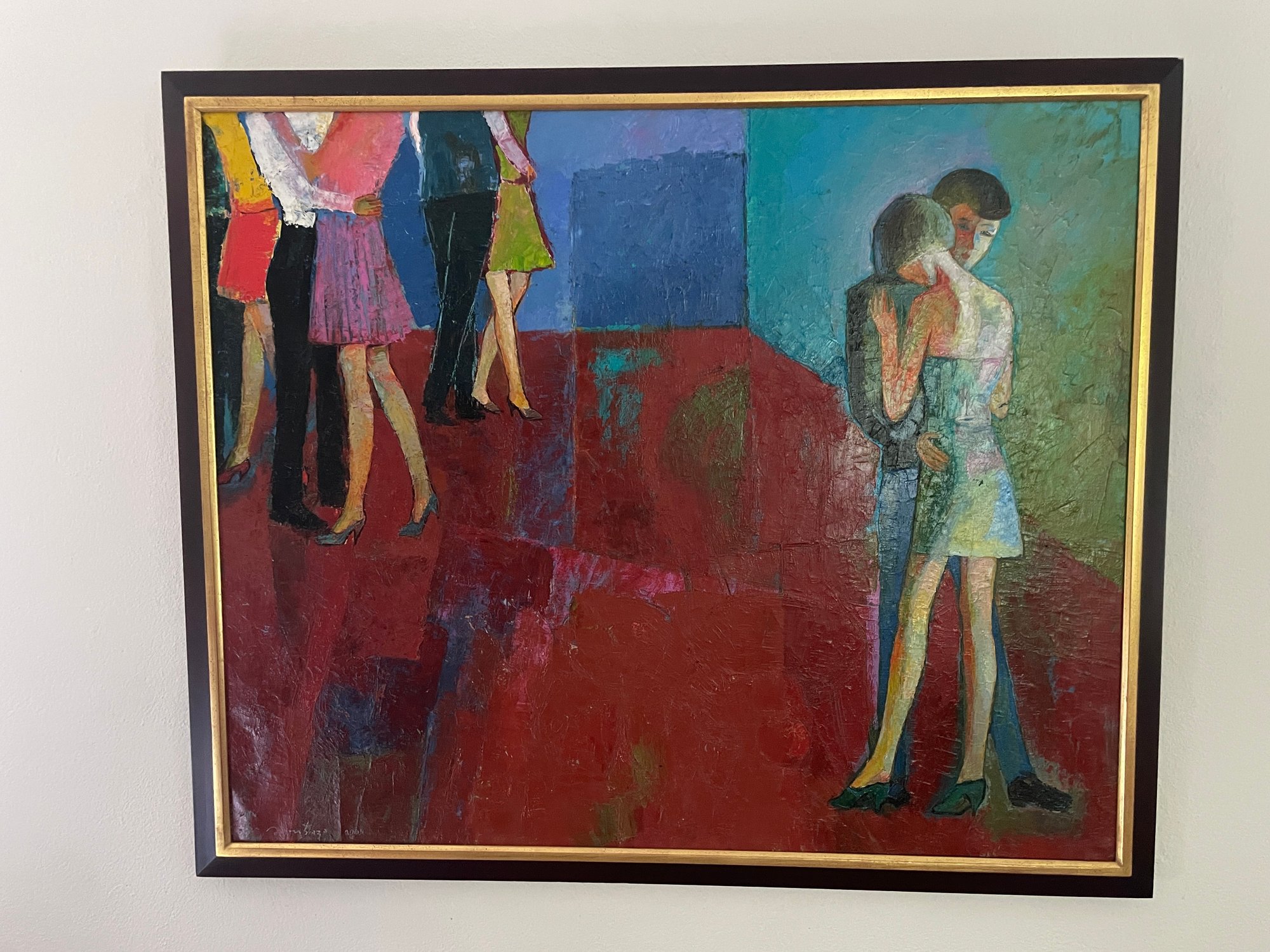 Oil Painting, Titled Dance By Listed Artist Murman Kuchava #2125258 ...