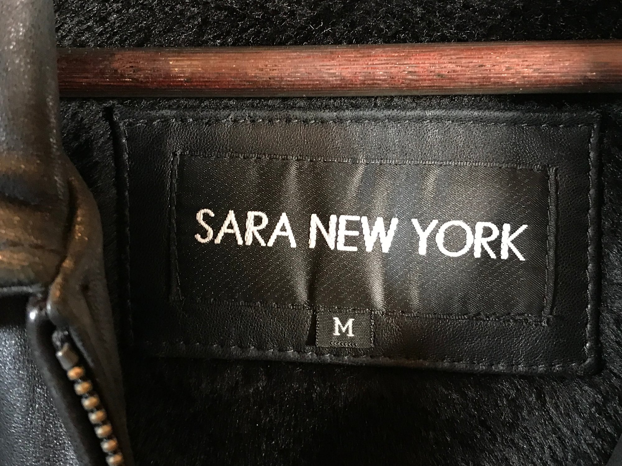 Beautiful SARA - NEW YORK Ladies Leather Jacket - Size Medium - Very ...