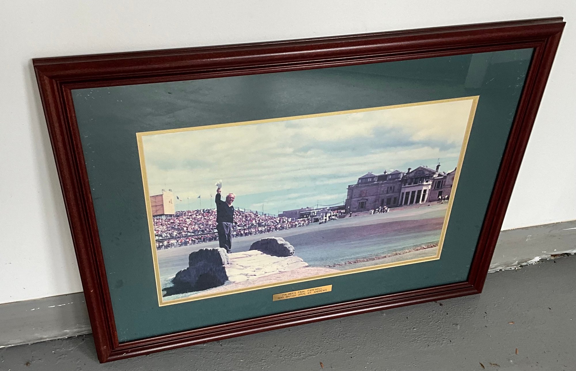 Framed Photograph ~ Arnold Palmer Final Farewell 1995 British Open ...