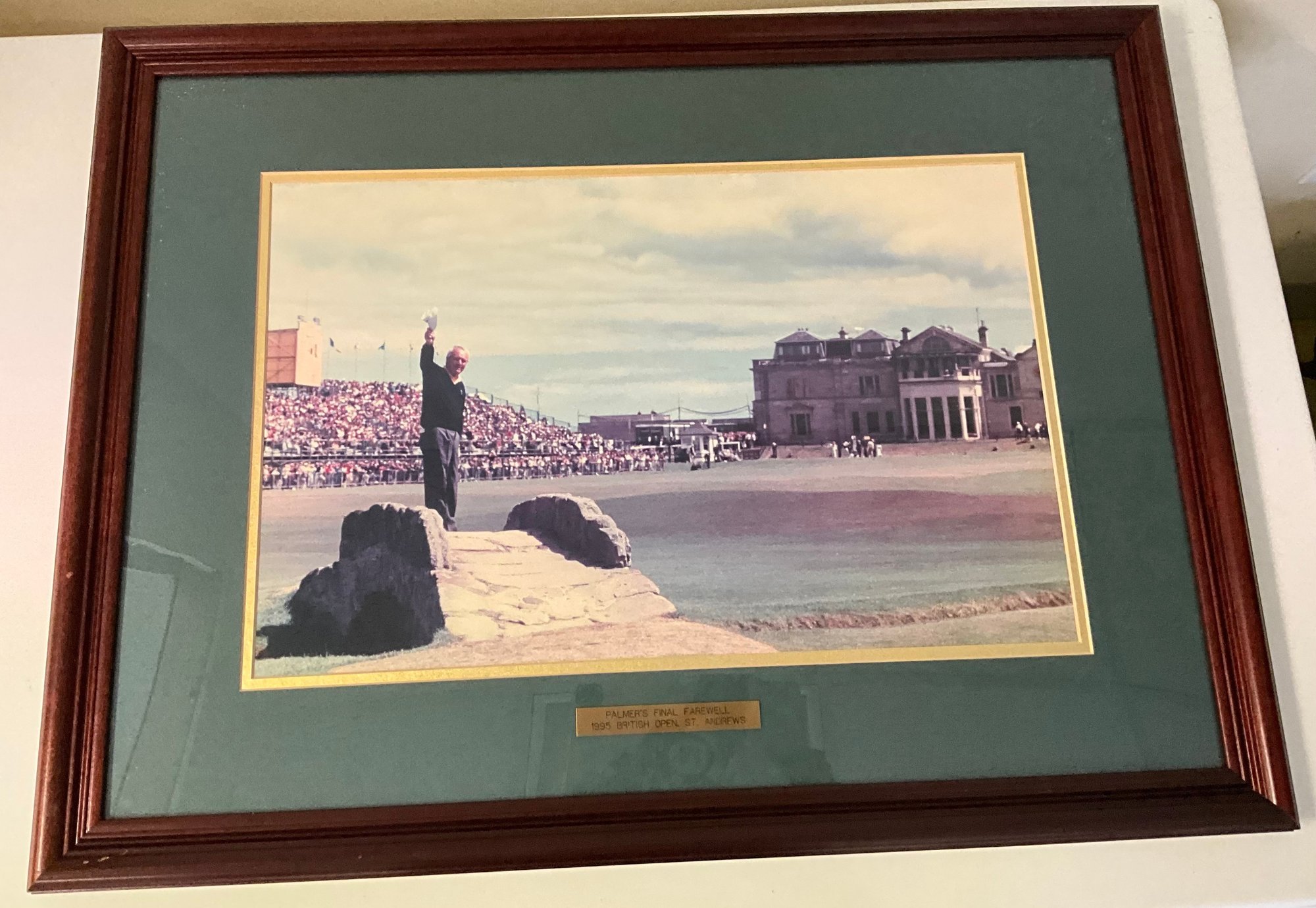 Framed Photograph ~ Arnold Palmer Final Farewell 1995 British Open ...