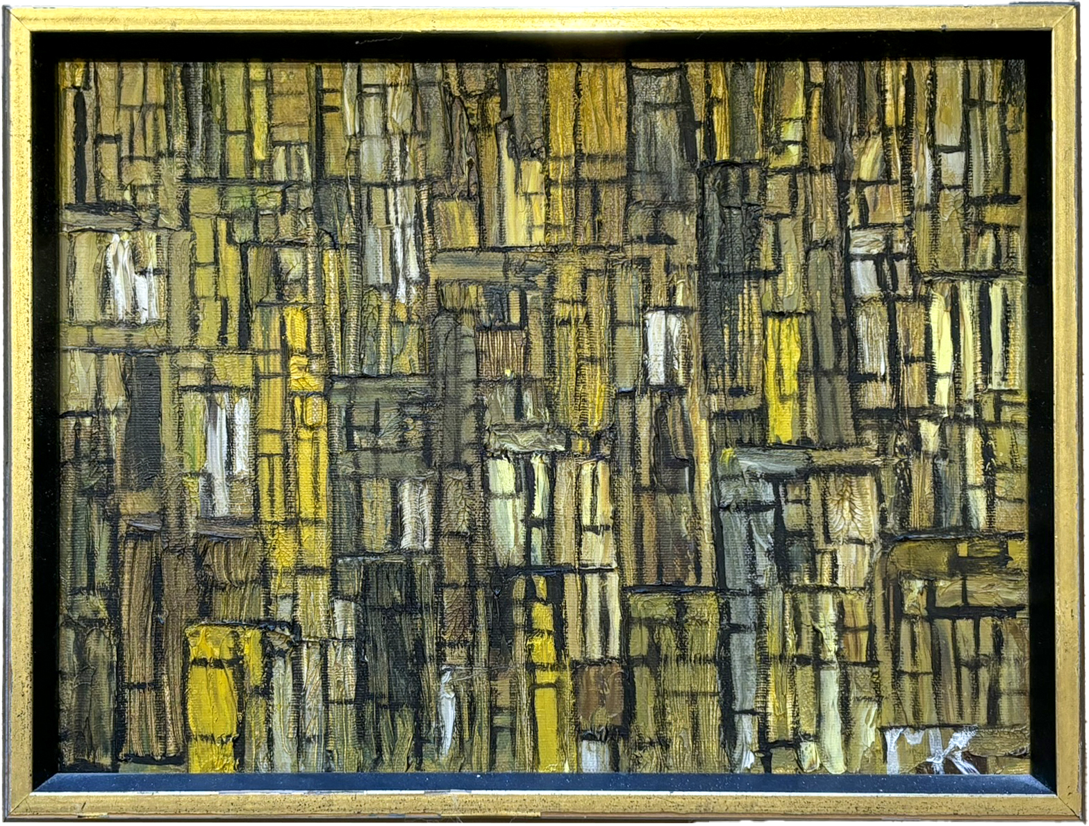 A Vintage Mid Century Oil On Canvas In Impasto Style, M. Klepner C ...