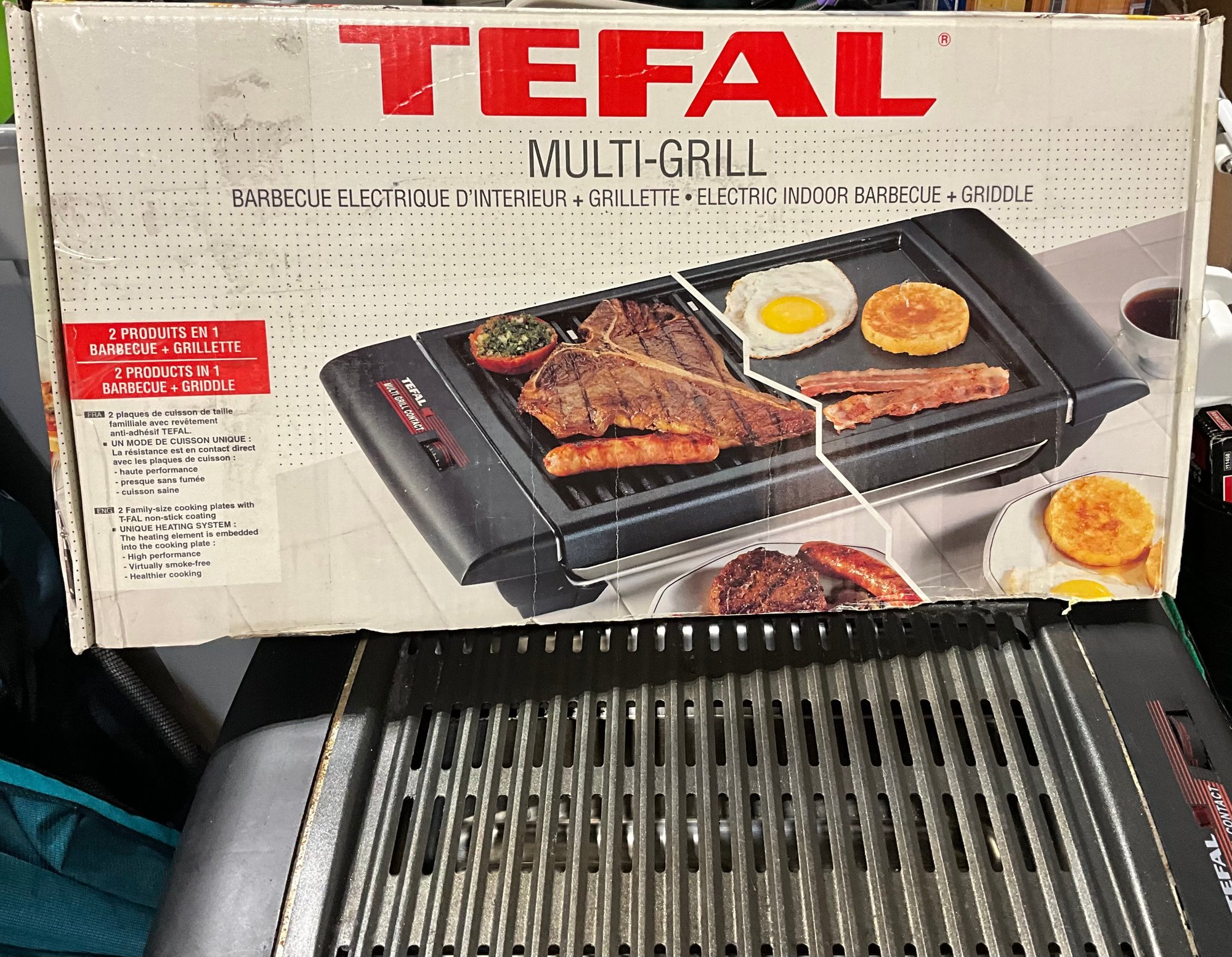 T-Fal Multi-Grill Indoor Electric Barbecue (A) #40850209 | Auctionninja.com