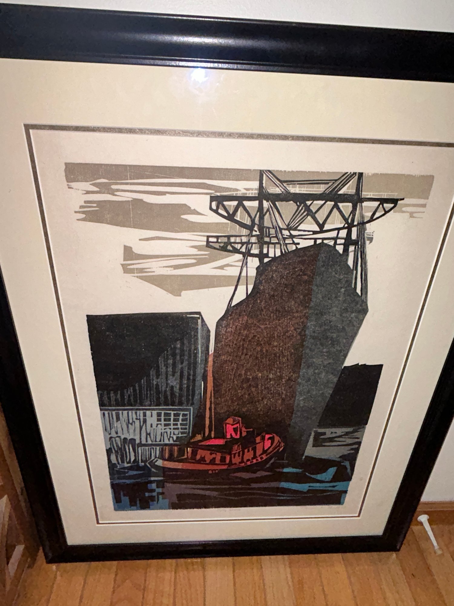 Original Mid Century Modern RANDI KJEKSTAD BULL Signed/numbered Print ...