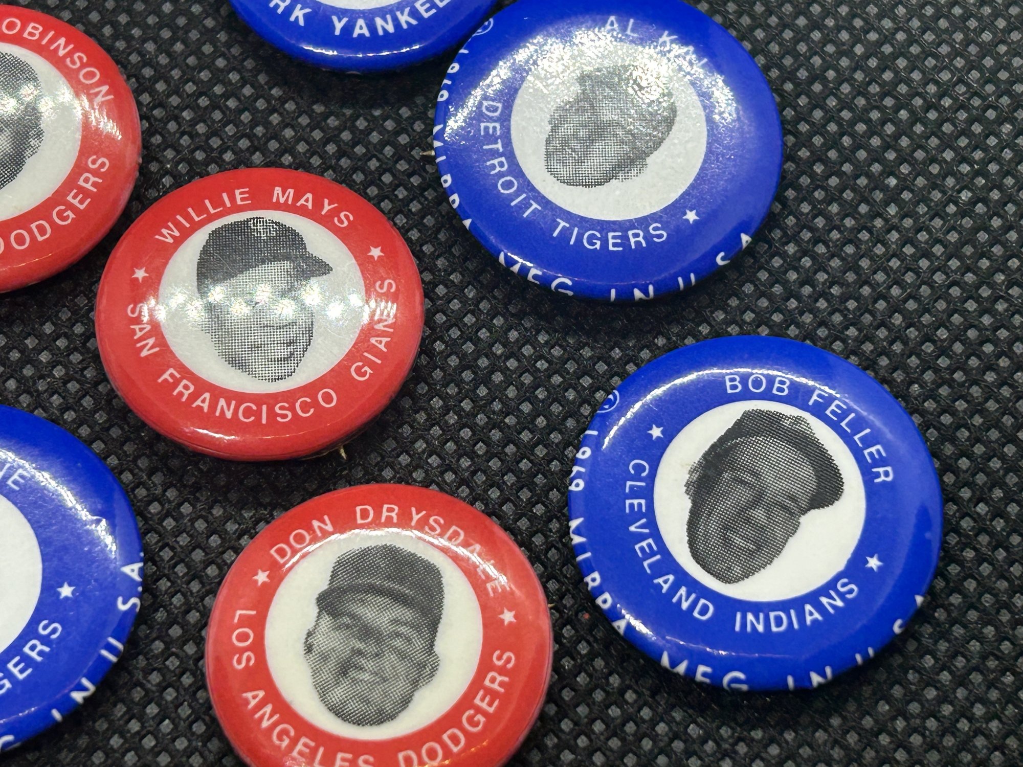 Rare Grouping Of 13 Original 1969 MLBPA Baseball Buttons- Pristine ...