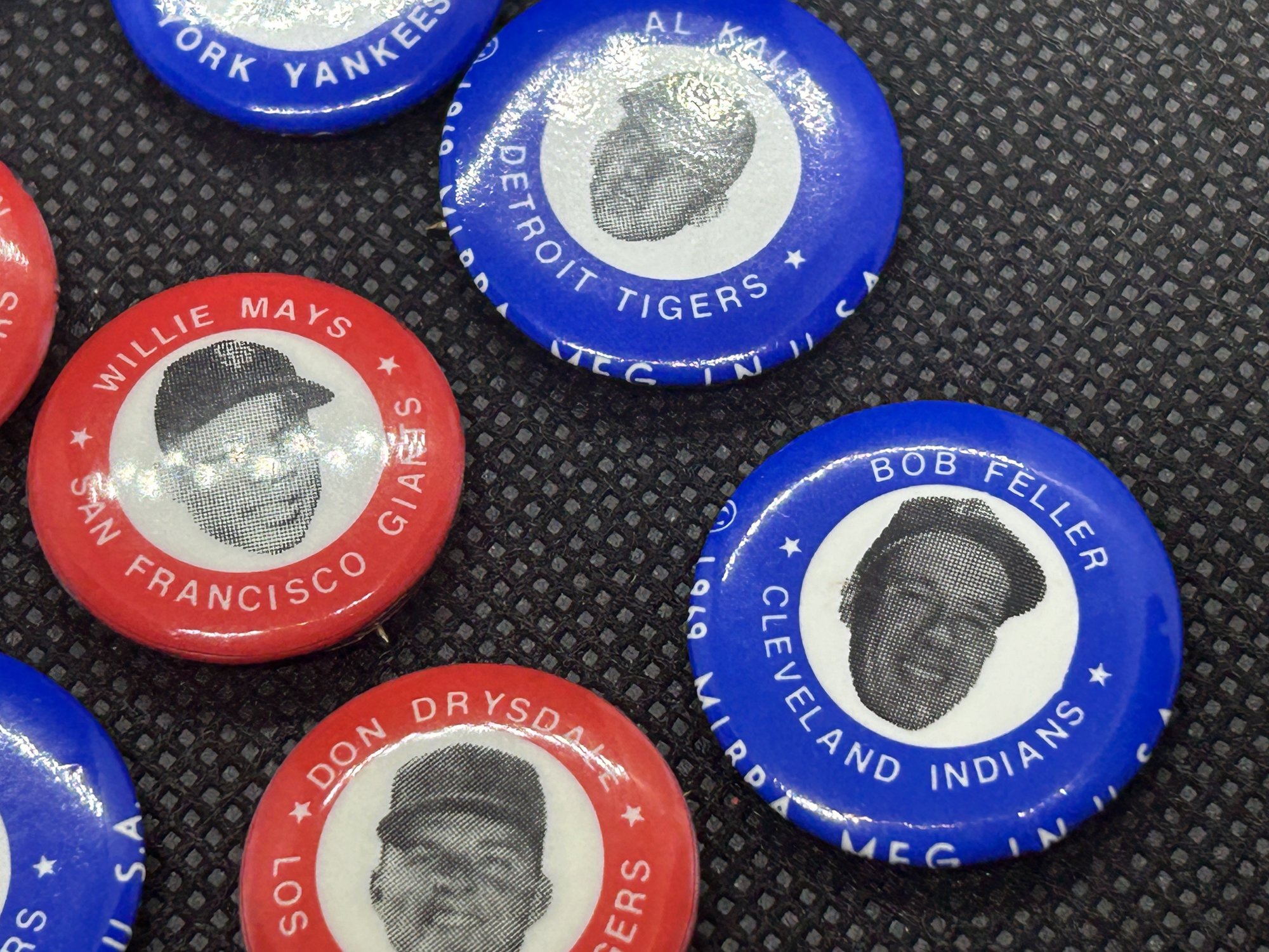 Rare Grouping Of 13 Original 1969 MLBPA Baseball Buttons- Pristine ...