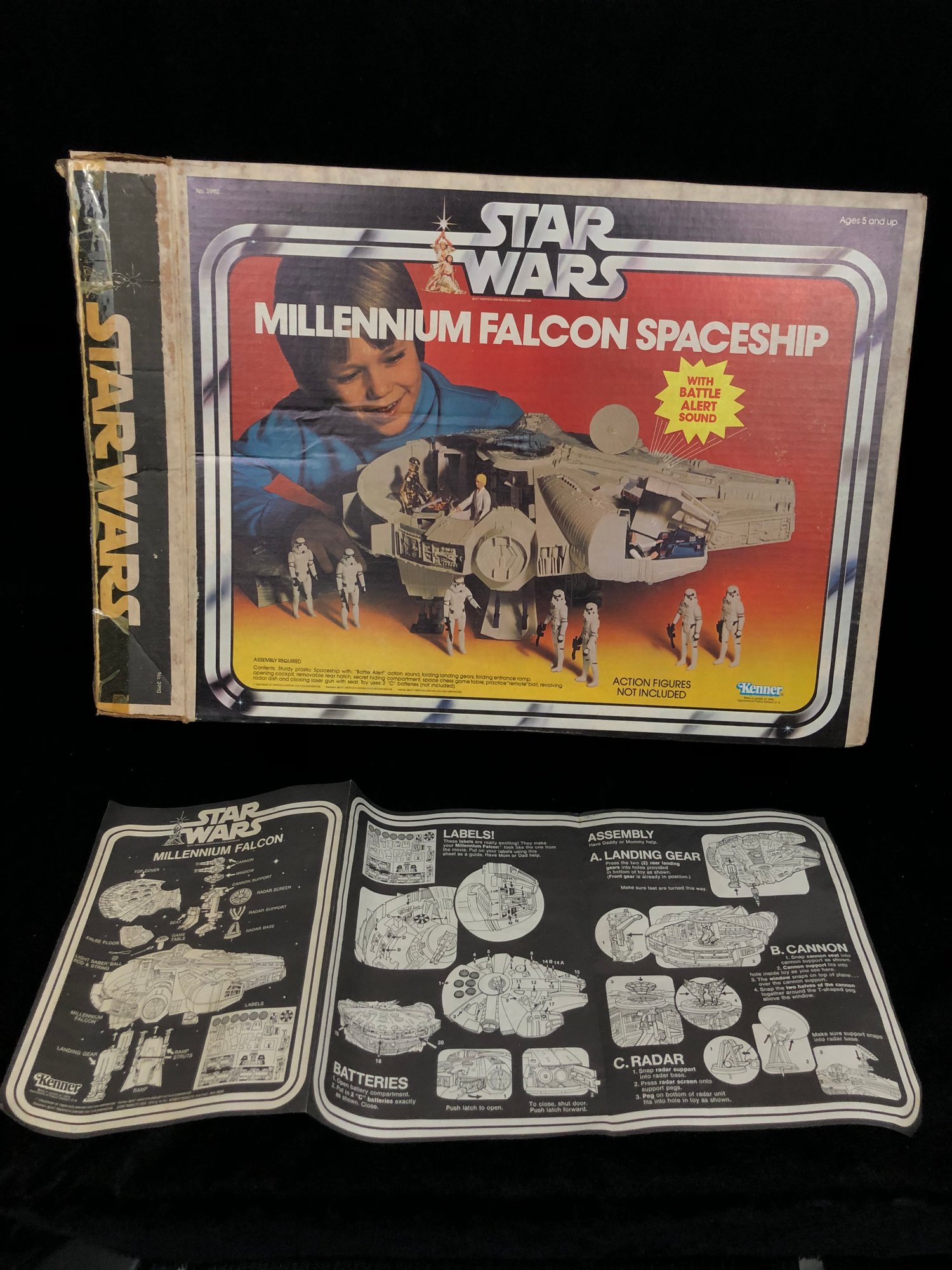 Vintage Star Wars Millennium Falcon Spaceship Toy Box #2035103 ...