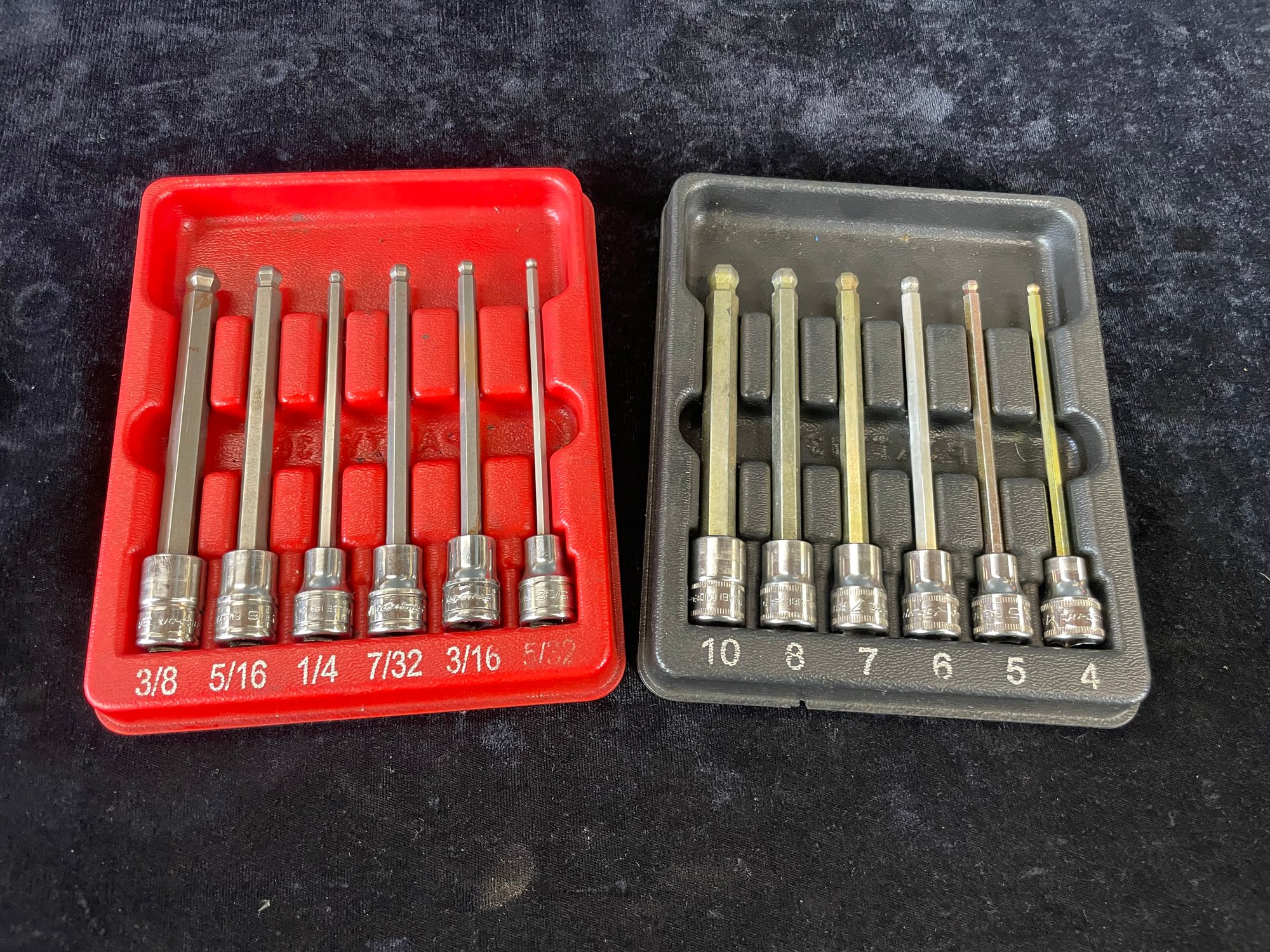 Snap-on 3/8" Hex Sockets Metric And Imperial #1968366 | Auctionninja.com