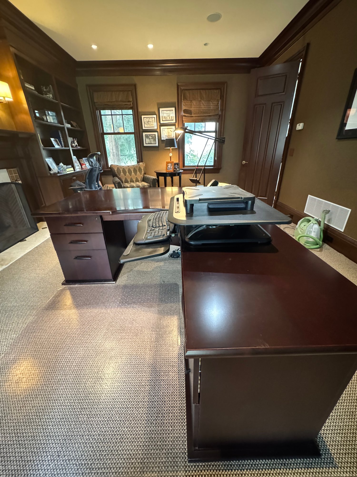 Large & Handsome Executive Desk By Paoli Furniture #2104263 ...