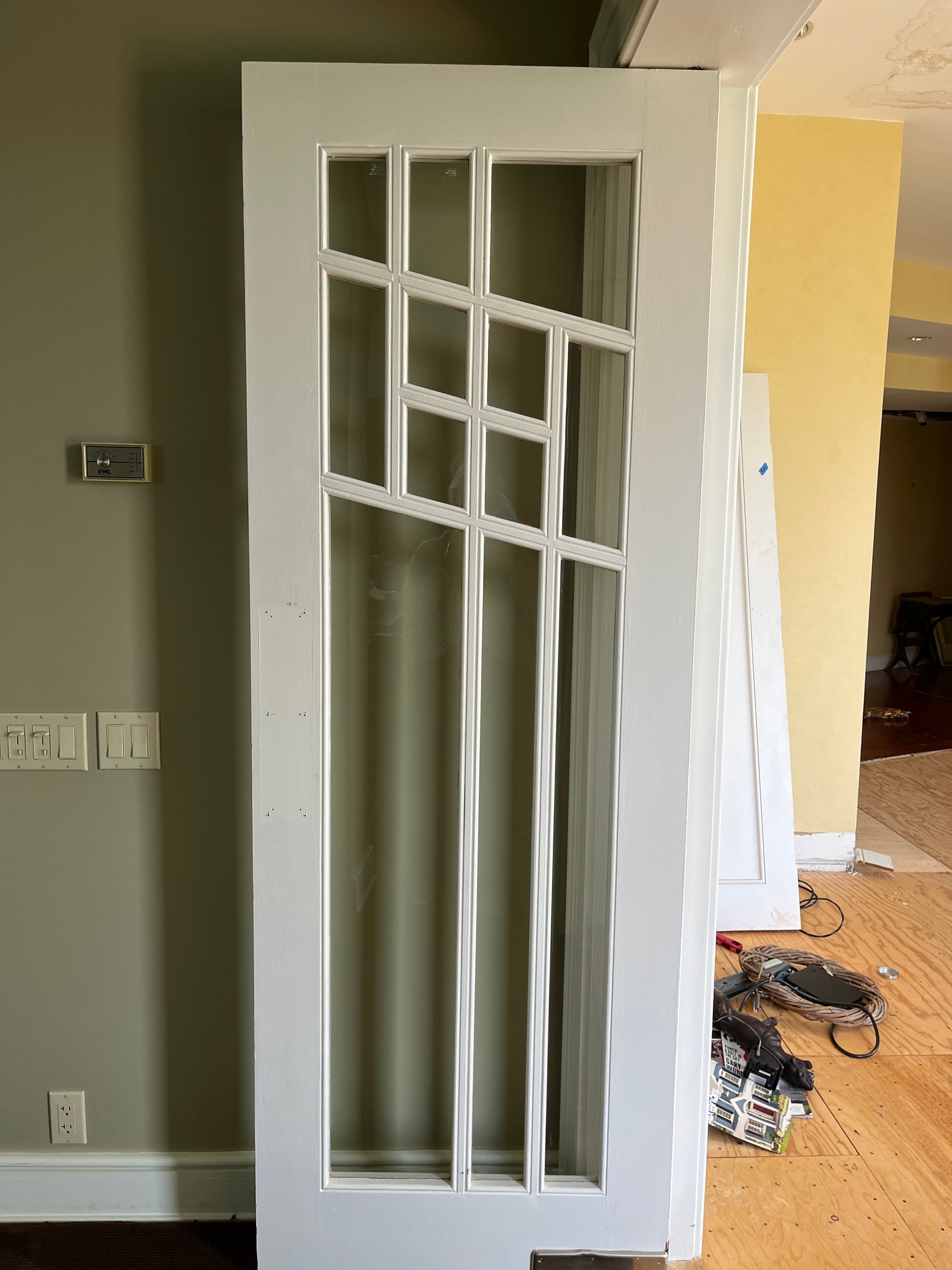 A Pair Of Contemporary French Doors - 5' Opening - Includes Frame ...