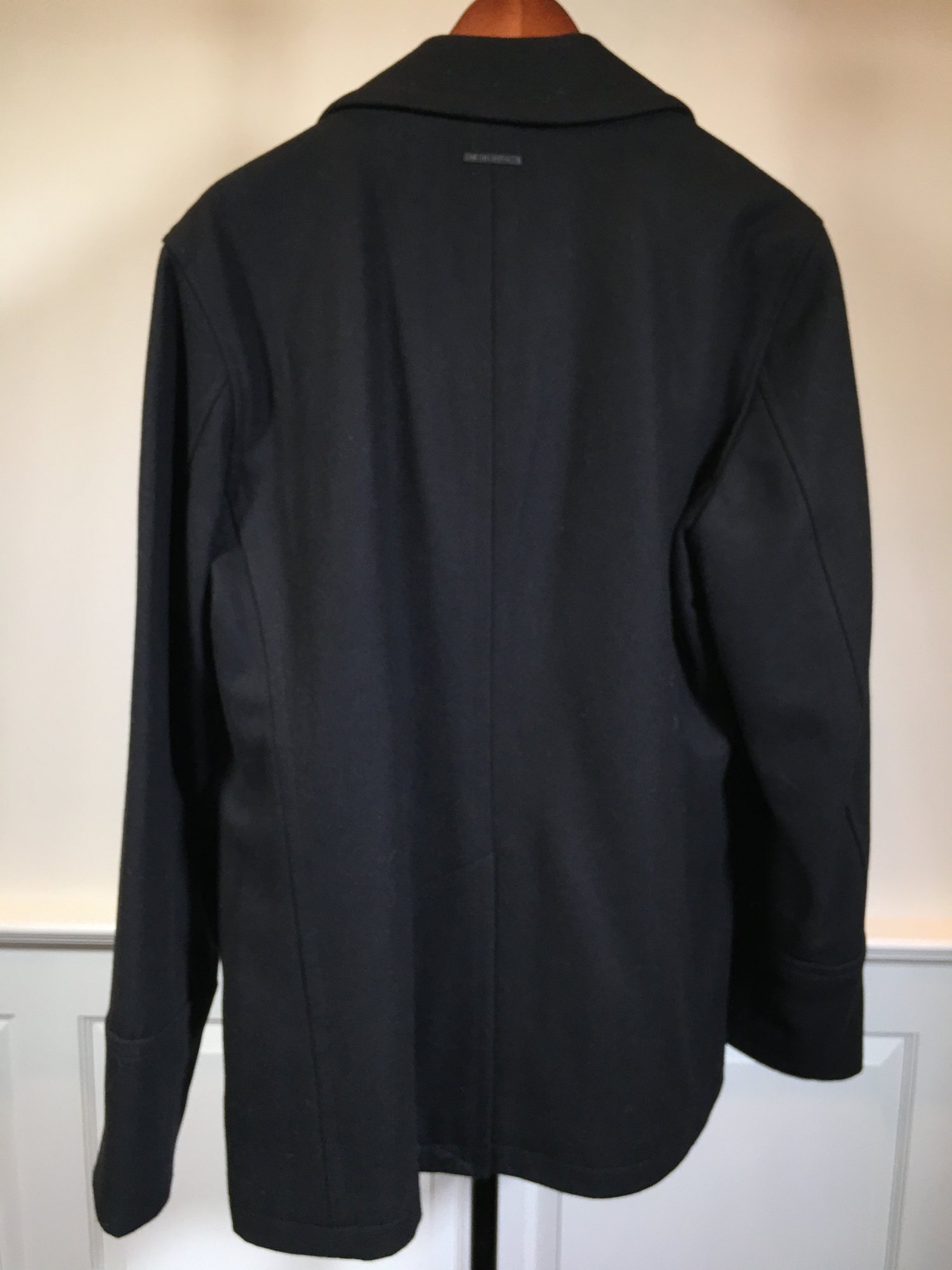 Very Nice Mens MICHAEL KORS Black Peacoat - Great Condition - Size ...
