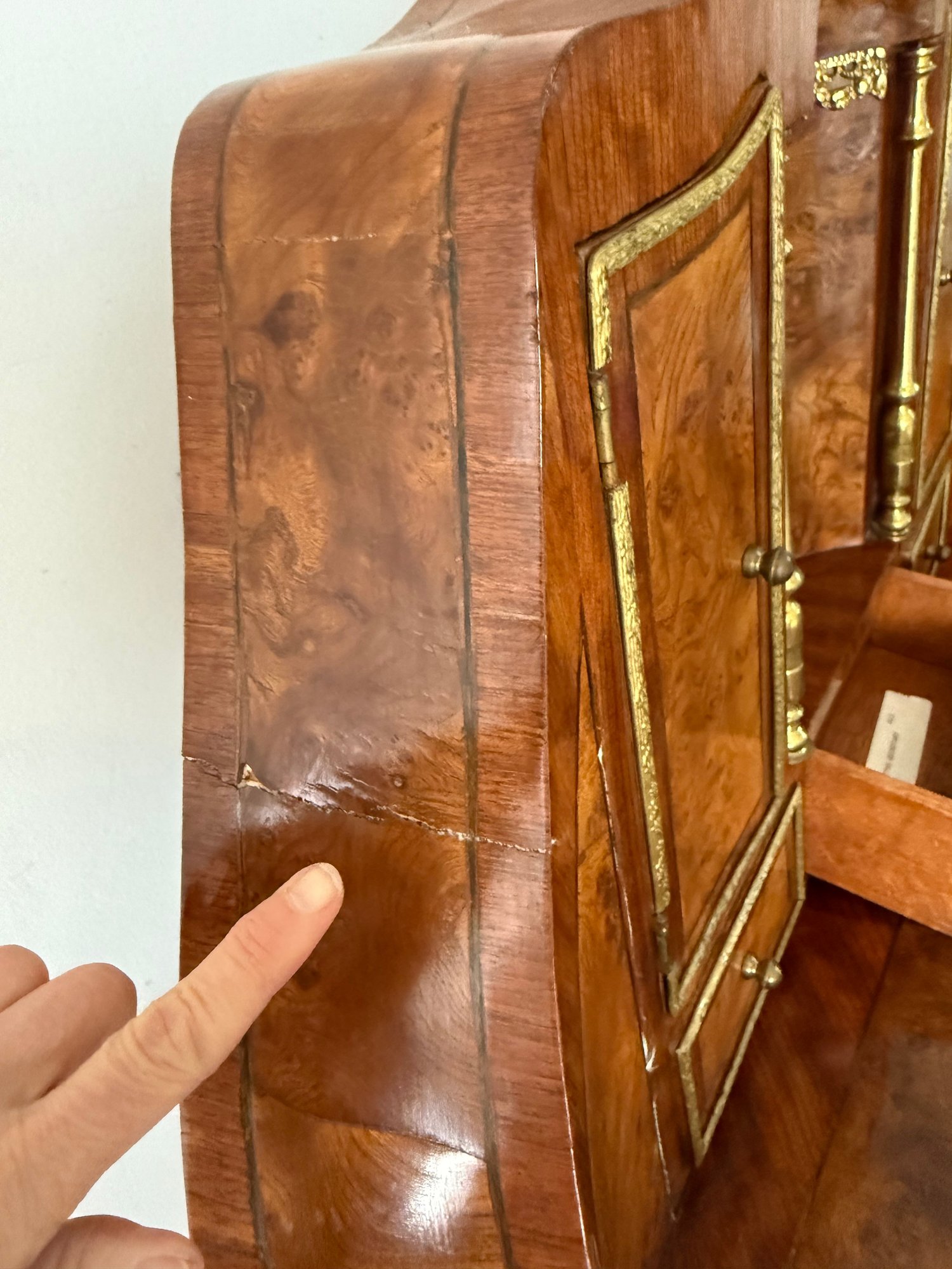 French Louis XV Style Ladies Secretary Desk #2251462 | Auctionninja.com