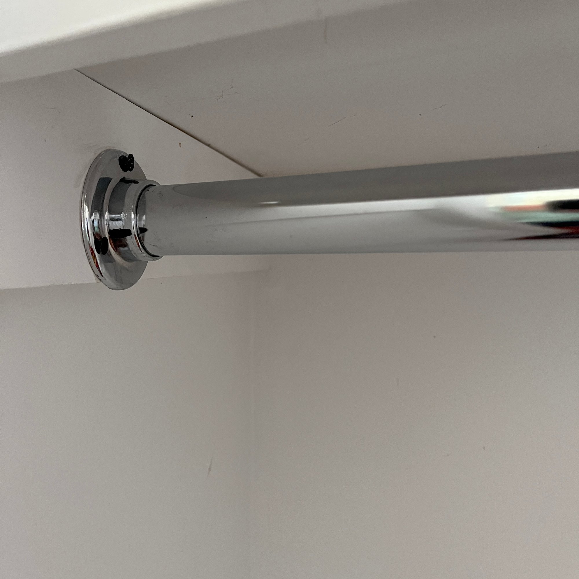 A Collection Of Heavy Duty Chrome Closet Rods - 17"- 49"- 1 Of 2 ...