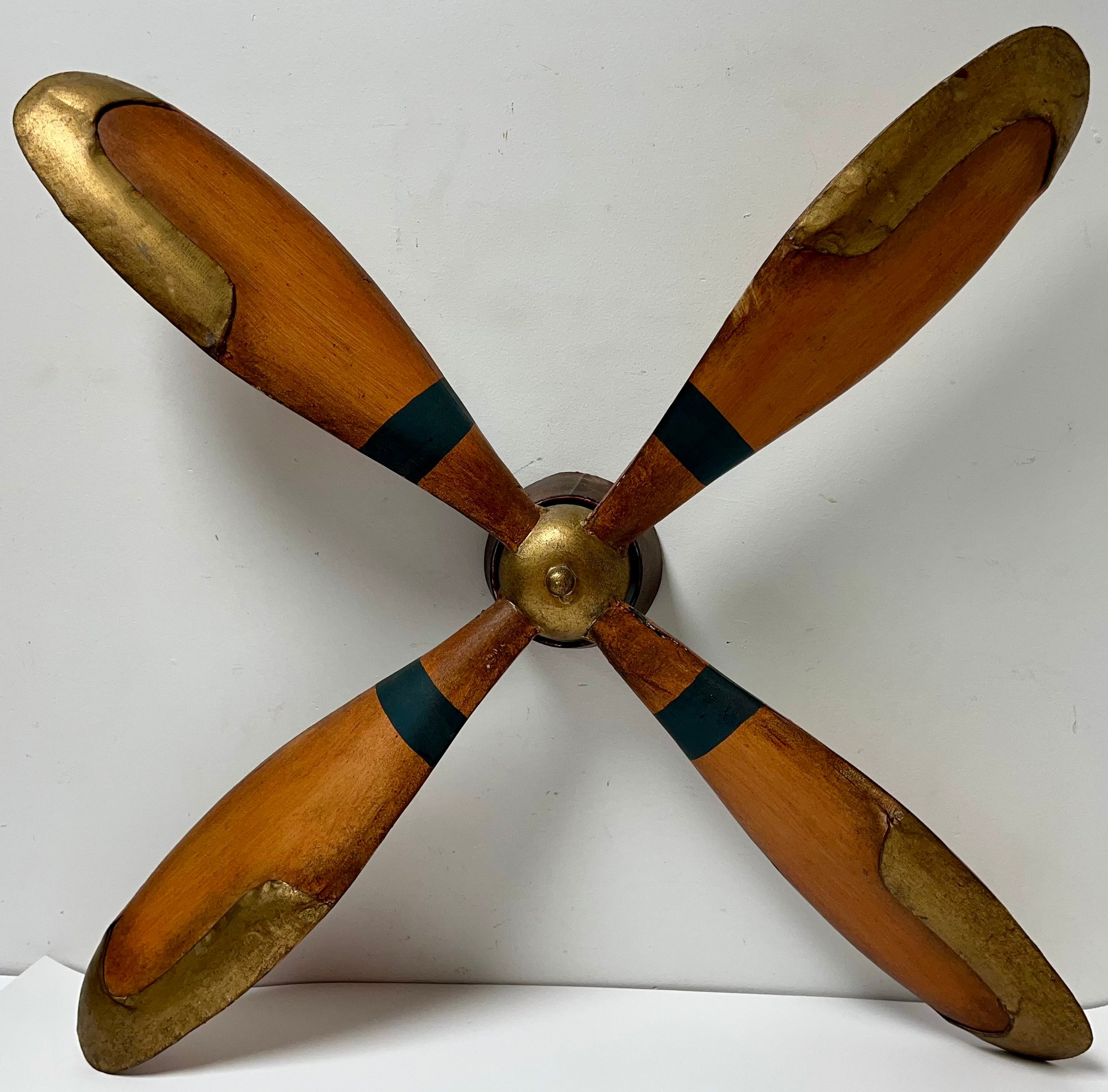 Vintage Metal Faux Boat Propeller Wall Decor - Looks Real - Made With ...