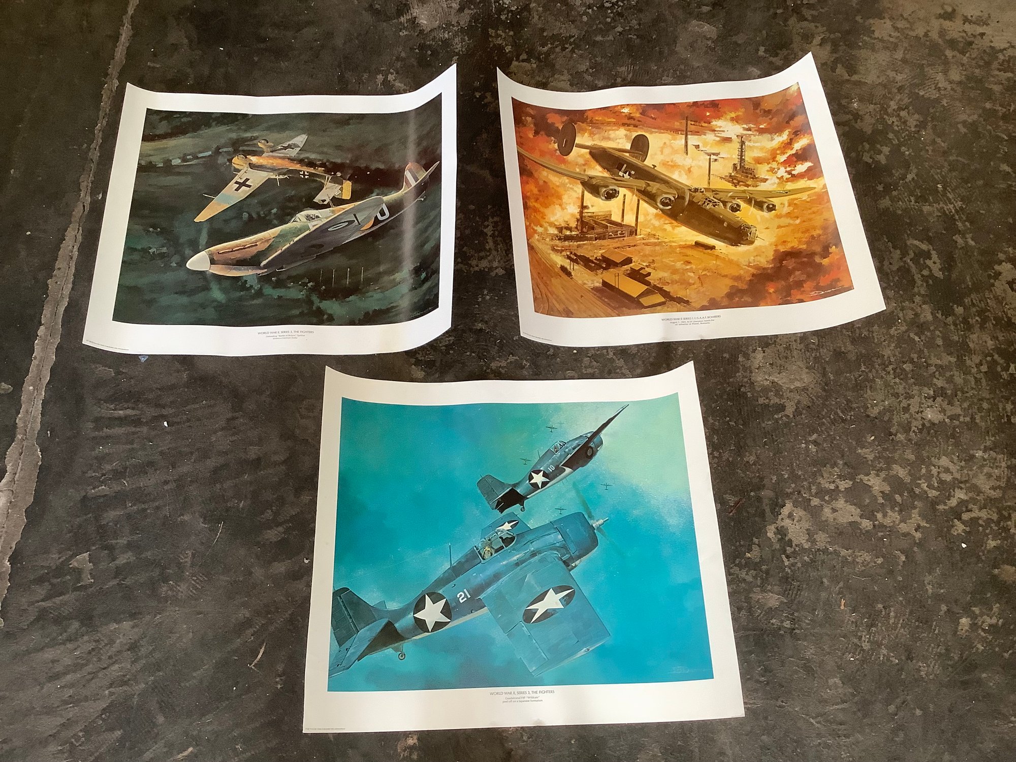 World War Series Bomber Posters Lot Of 3 #2004502 | Auctionninja.com