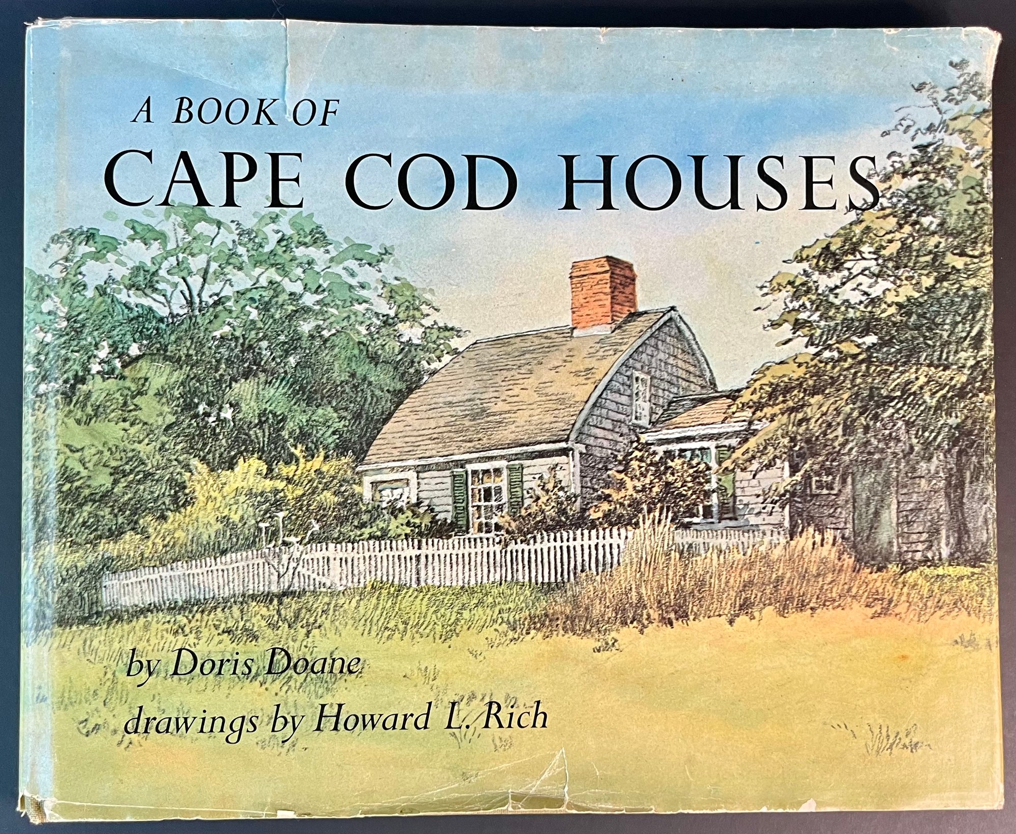 Vintage 1970 A Book Of Cape Code Houses By Doris Doane - Drawings By ...