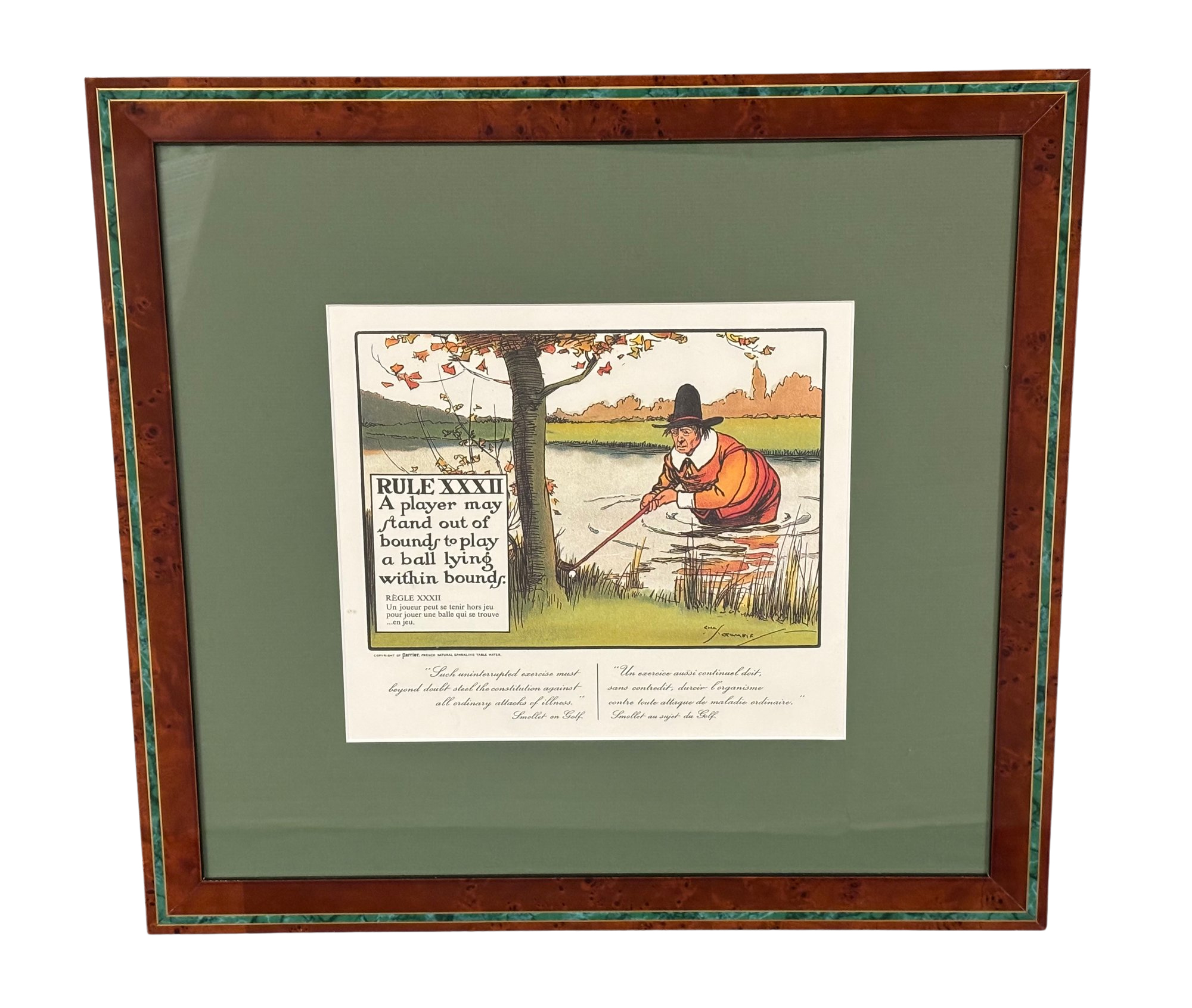 Lovely Print Of Rule XXXII A Player May Bound Out Of Bounds To Play A ...