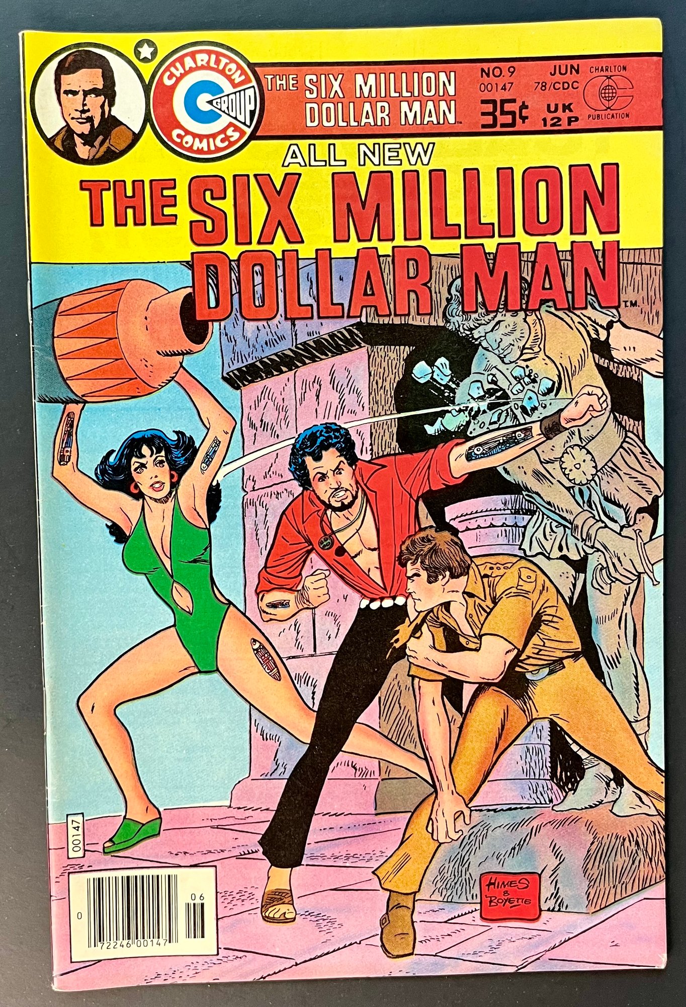 Vintage 1978 Charlton Comics - Six Million Dollar Man - No 9 June ...
